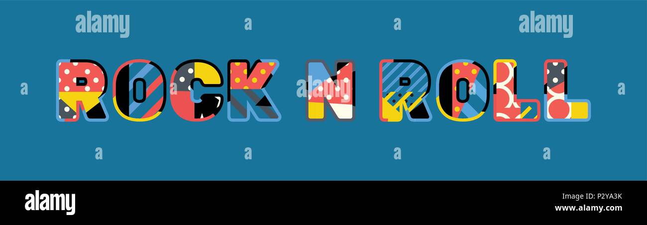 Rock n roll theme hi-res stock photography and images - Alamy