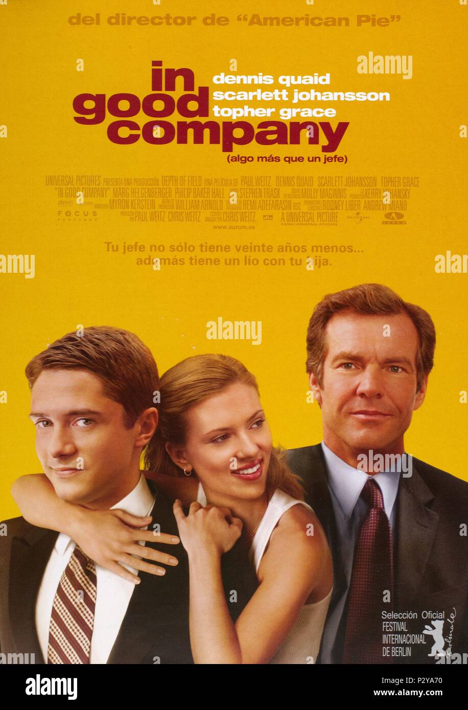 Original Film Title: IN GOOD COMPANY. English Title: IN GOOD COMPANY ...