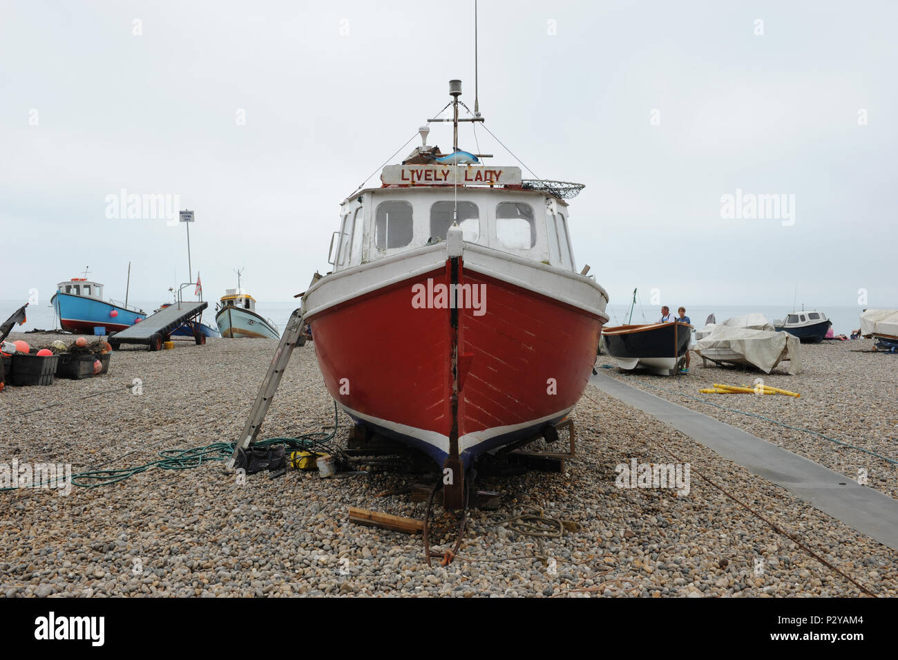 Beer Beach in Devon, England Stock Photo - Alamy