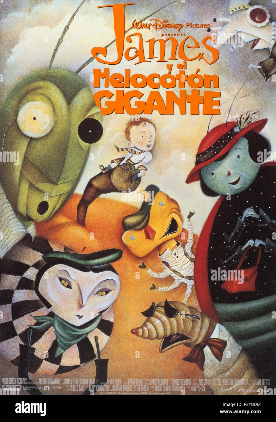 Original Film Title: JAMES AND THE GIANT PEACH. English Title: JAMES ...