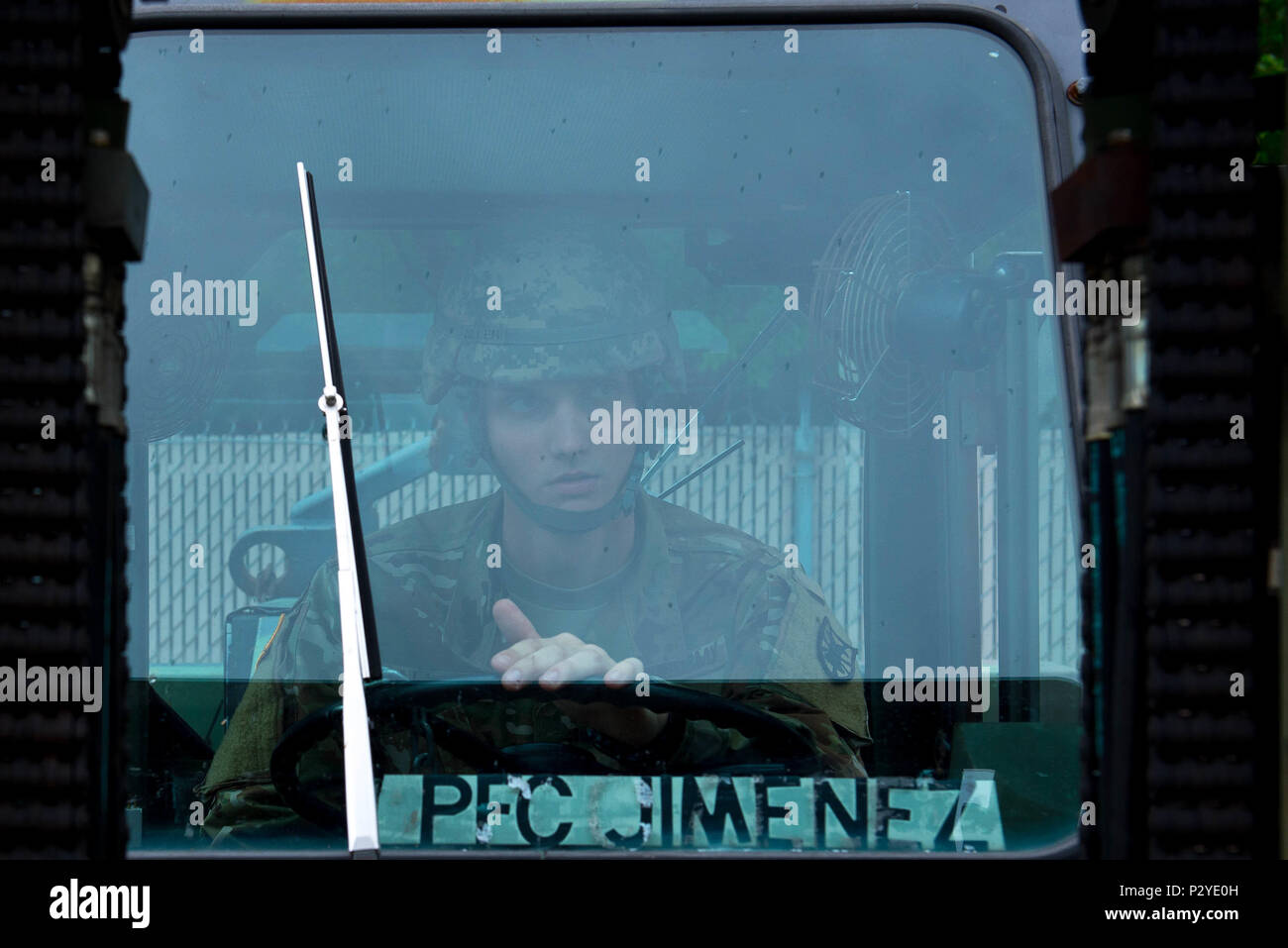 U.S. Army Spc. Dylon Allen, 10th Battalion 149th Seaport Operations ...