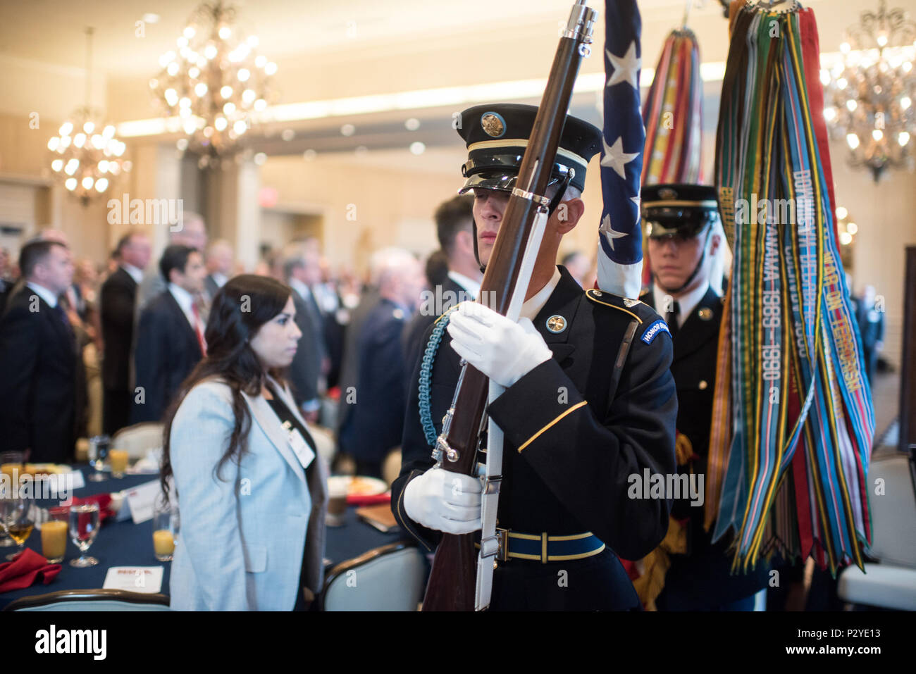 Joint armed services color guard hi-res stock photography and images ...