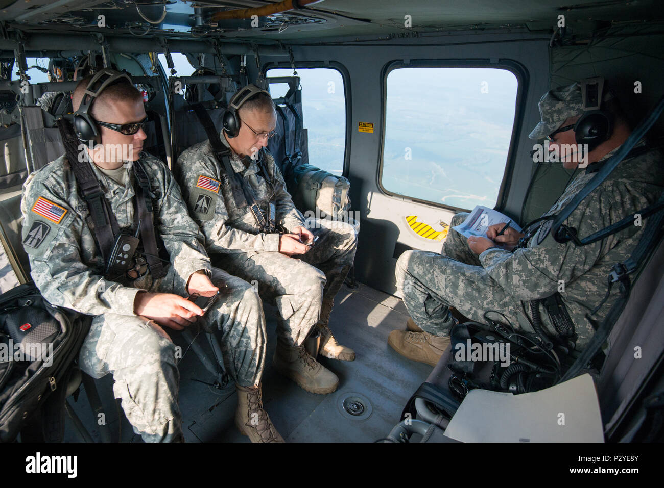 Indiana Adjutant General Maj. Gen. Courtney Carr and State Command Sgt ...
