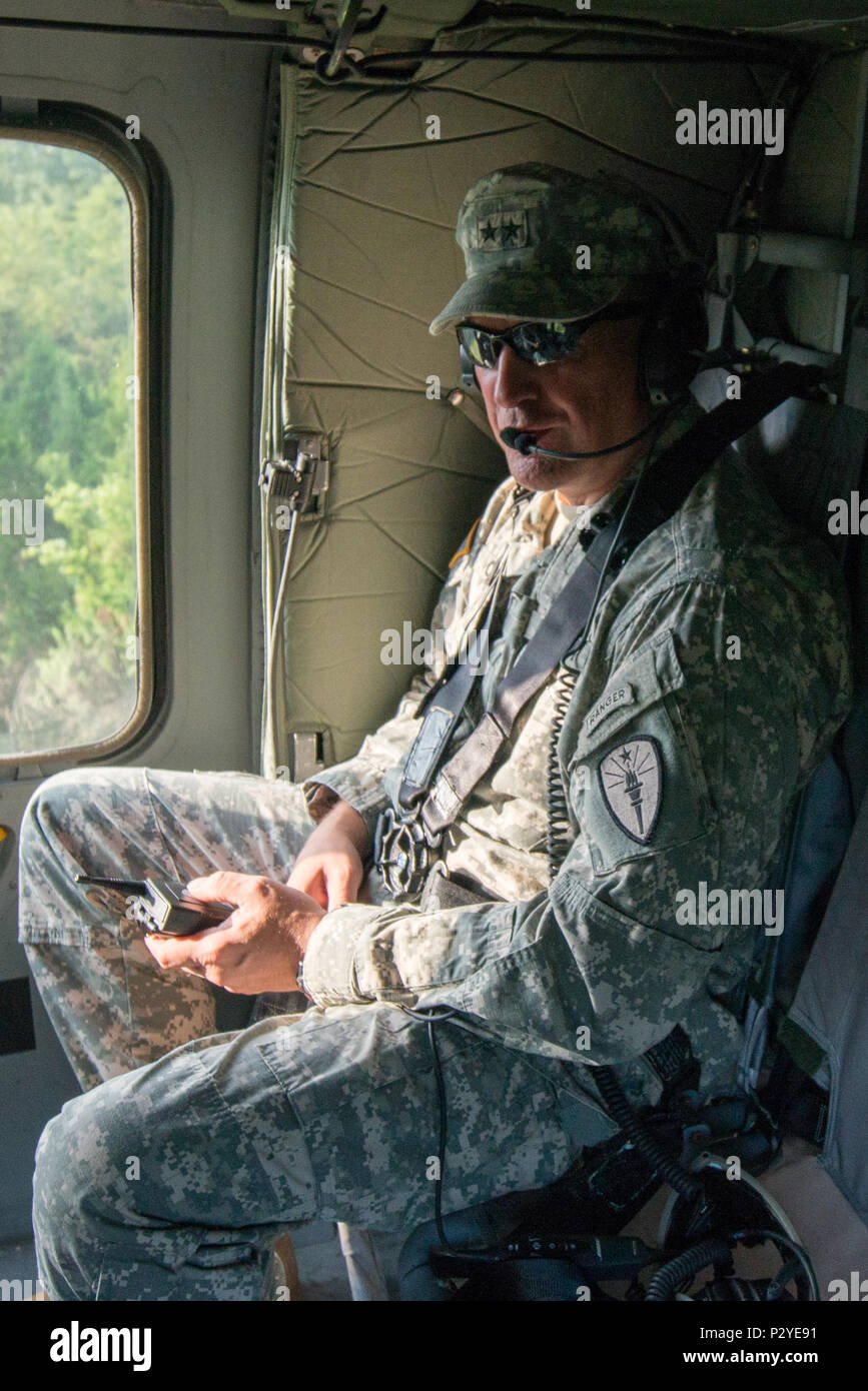 Indiana Adjutant General Maj. Gen. Courtney Carr flies to Ft. Knox, 9 ...