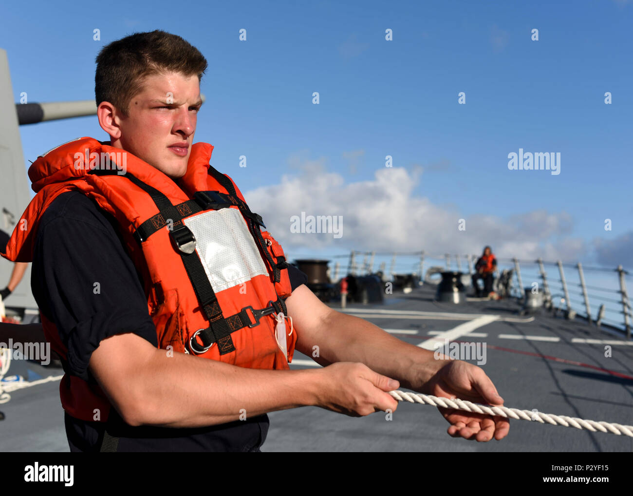 160808-N-KR702-345 PACIFIC OCEAN (August 8, 2016) – Yeoman Seaman ...