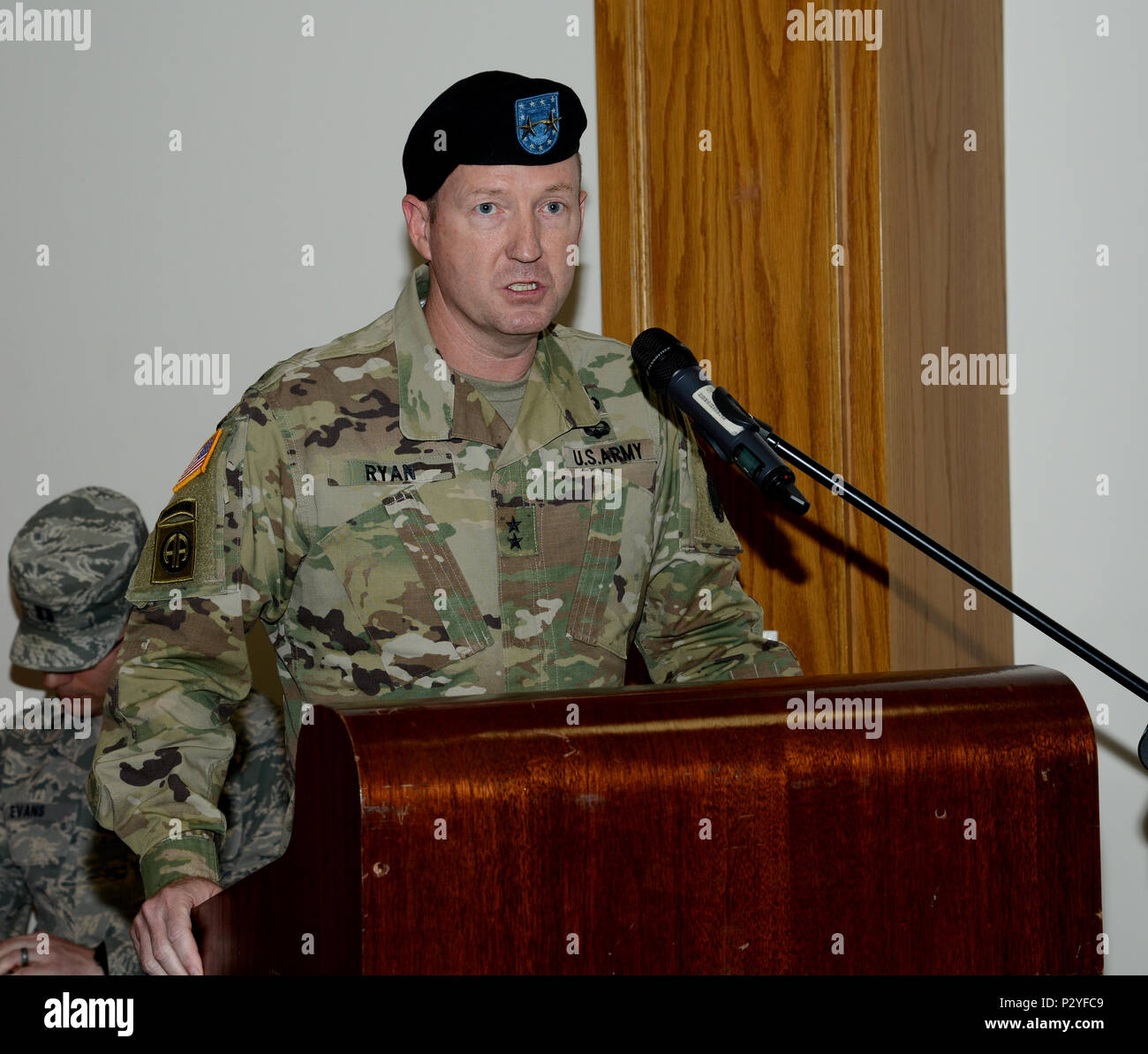 U.S. Army Maj. Gen. Kurt Ryan, commander, Military Surface Deployment and Distribution Command ...
