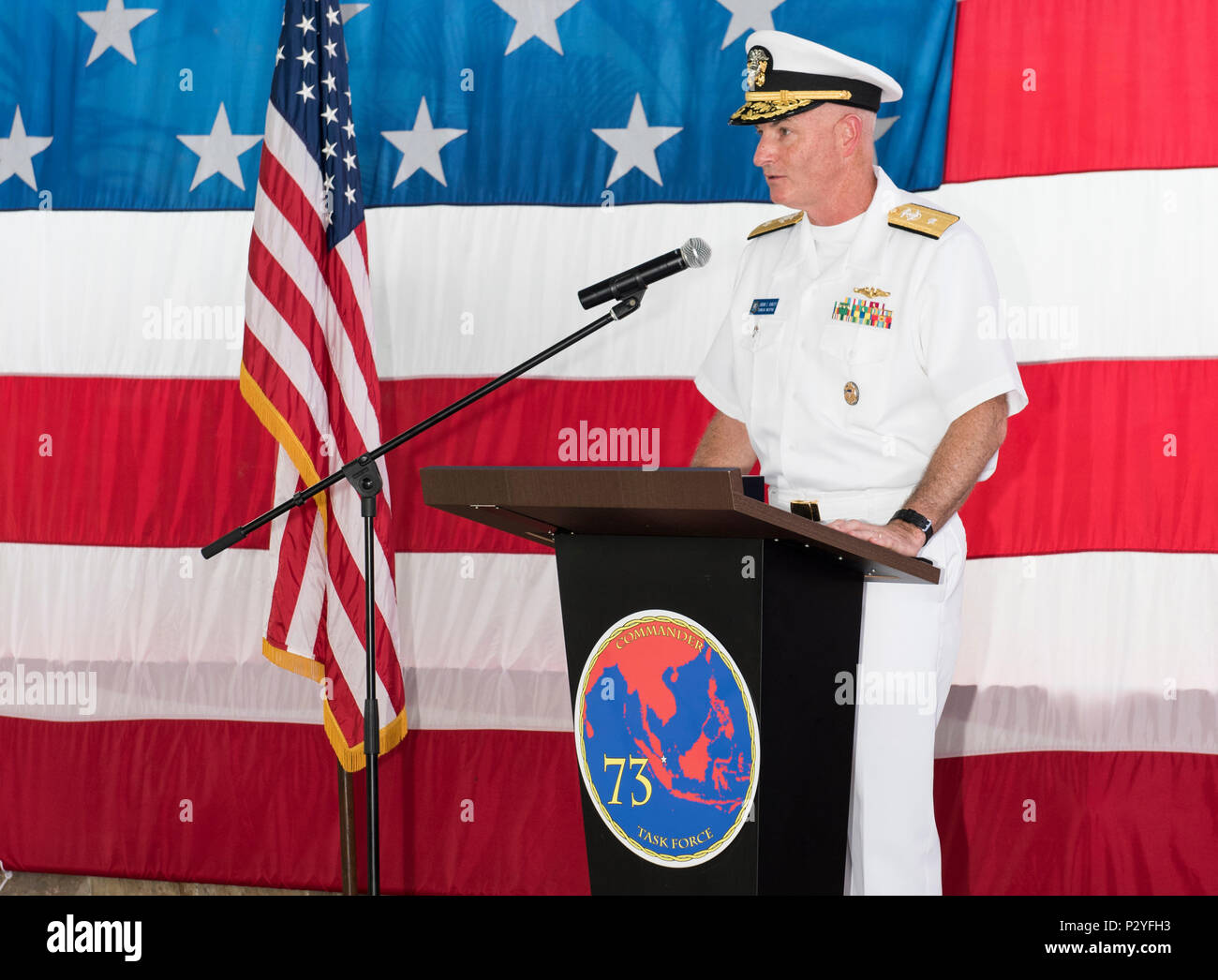 Rear adm don gabrielson hi-res stock photography and images - Alamy