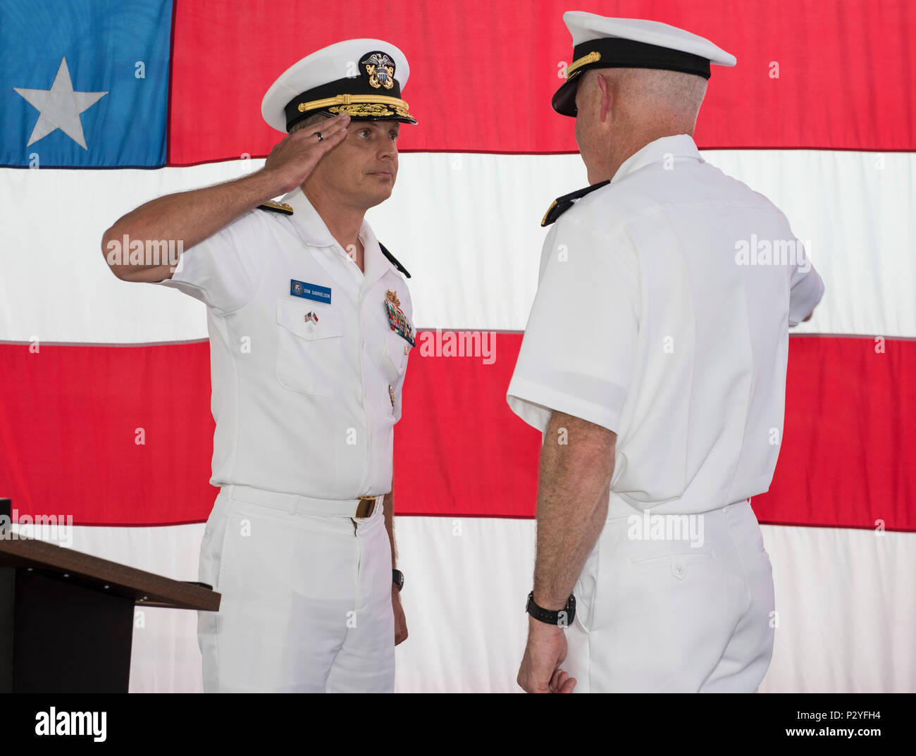 Rear adm don gabrielson hi-res stock photography and images - Alamy