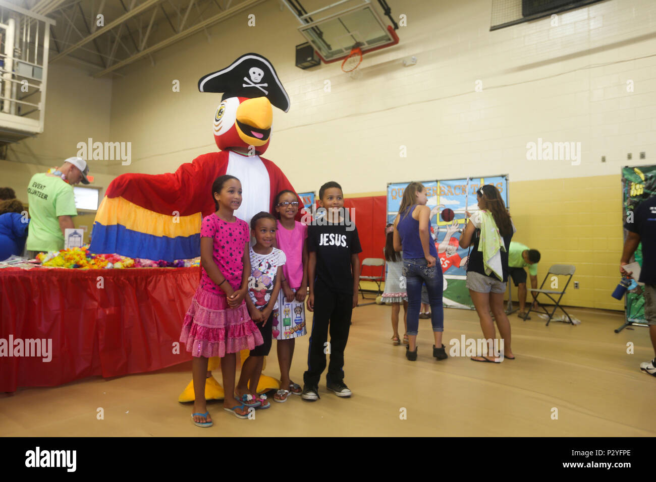 Hundreds of active duty service members and their children attended the ...