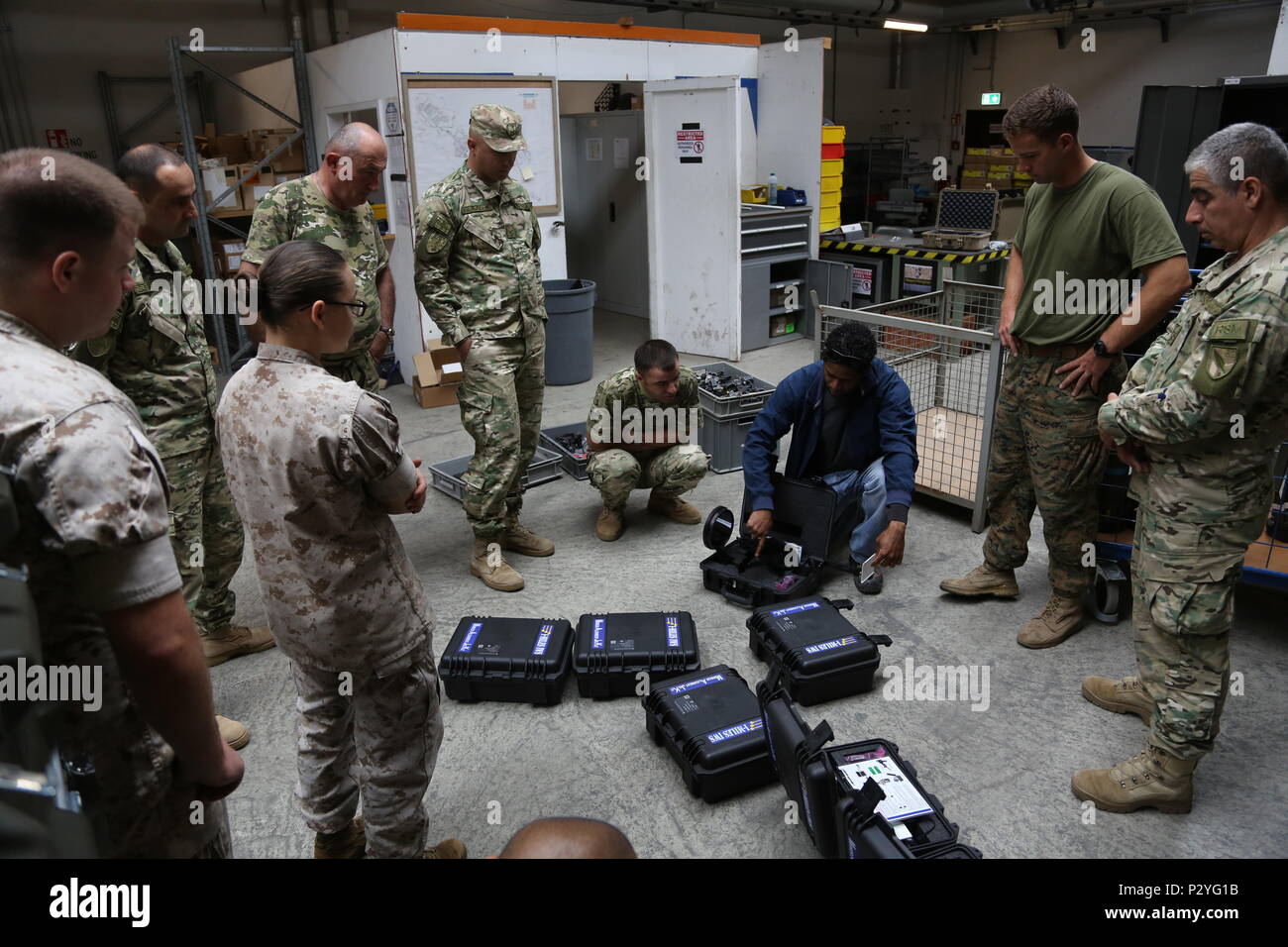 A U.S. Civilian of the Joint Multinational Readiness, Center, (JMRC ...