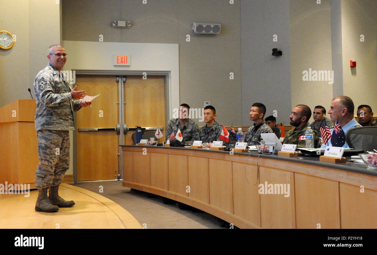 U.S. Air Force Chief Master Sgt. Timothy Horn, the Air University ...