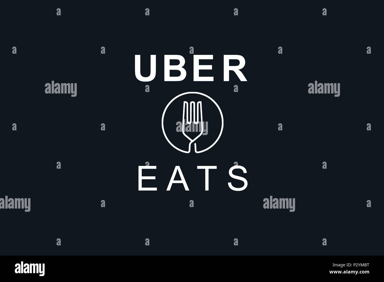 Uber eats symbol hi-res stock photography and images - Alamy
