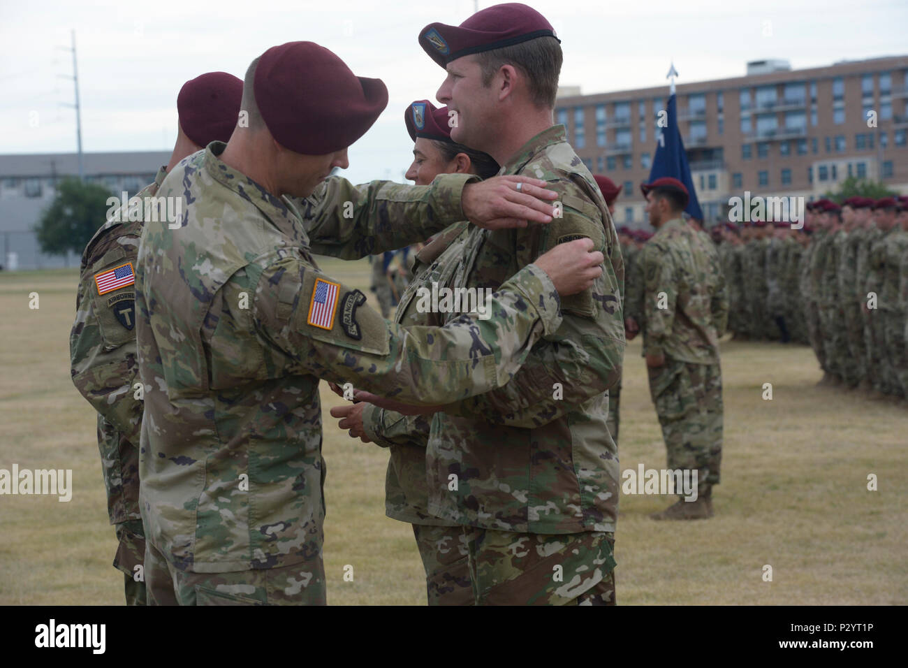Lt. Col. Kurt Cyr, 1st Battalion (Airborne), 143rd Infantry Regiment ...