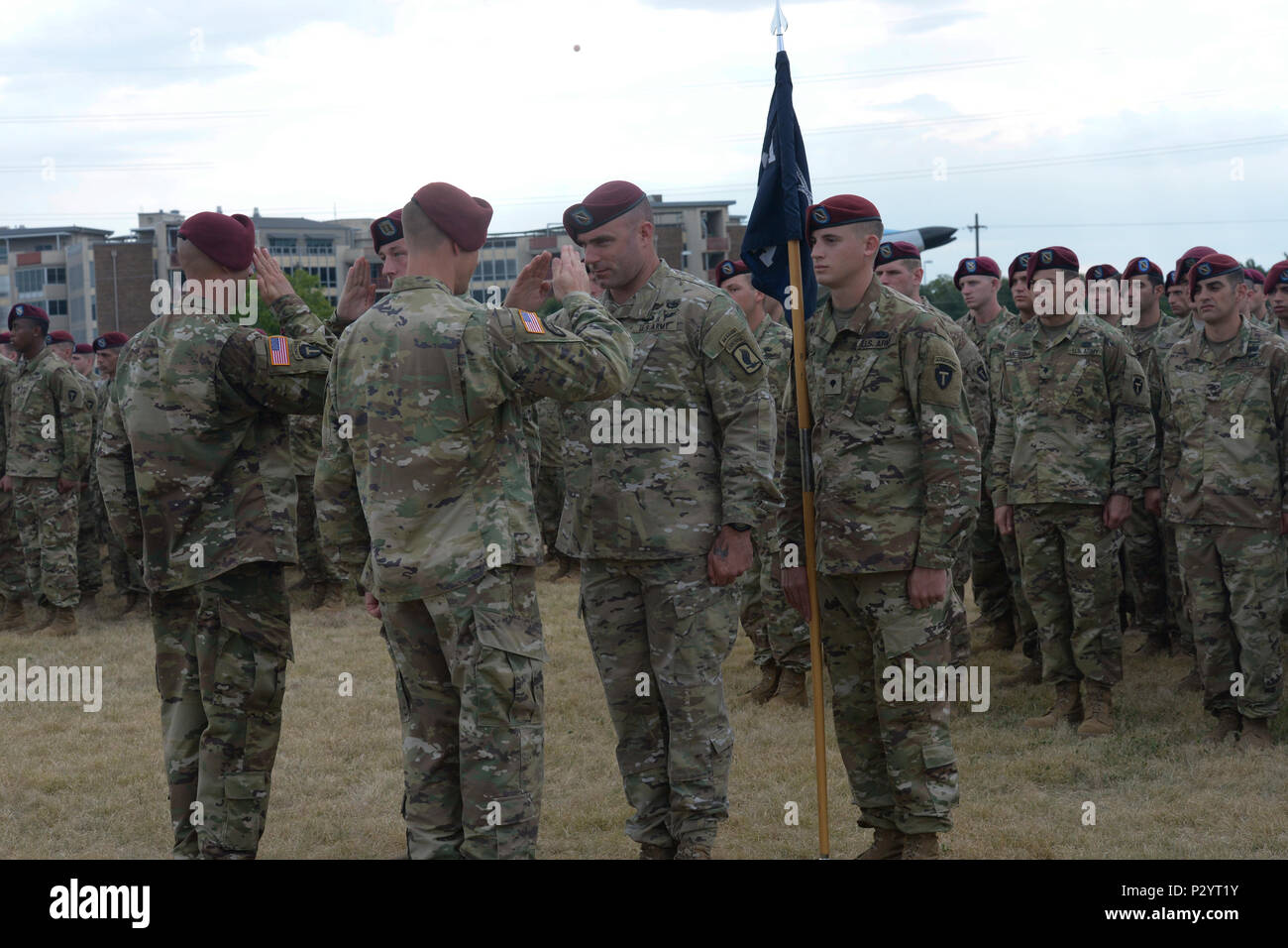 Lt. Col. Kurt Cyr, 1st Battalion (Airborne), 143rd Infantry Regiment ...