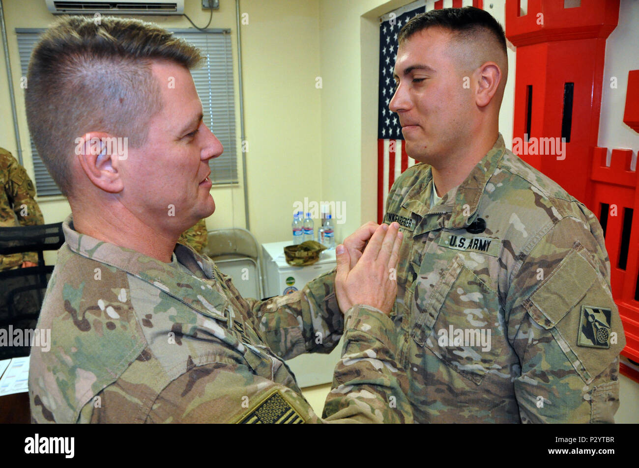 Col. Jon Chytka, left, commander, U.S. Army Corps of Engineers ...