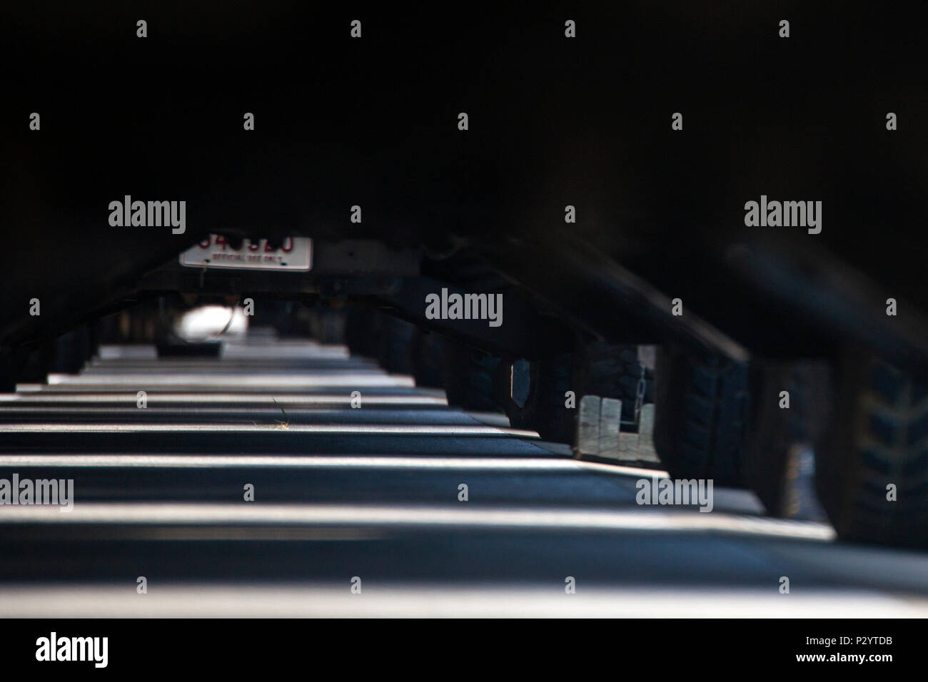 CAMP HANSEN, Okinawa, Japan (Aug. 15, 2016) - Vehicles belonging to the ...