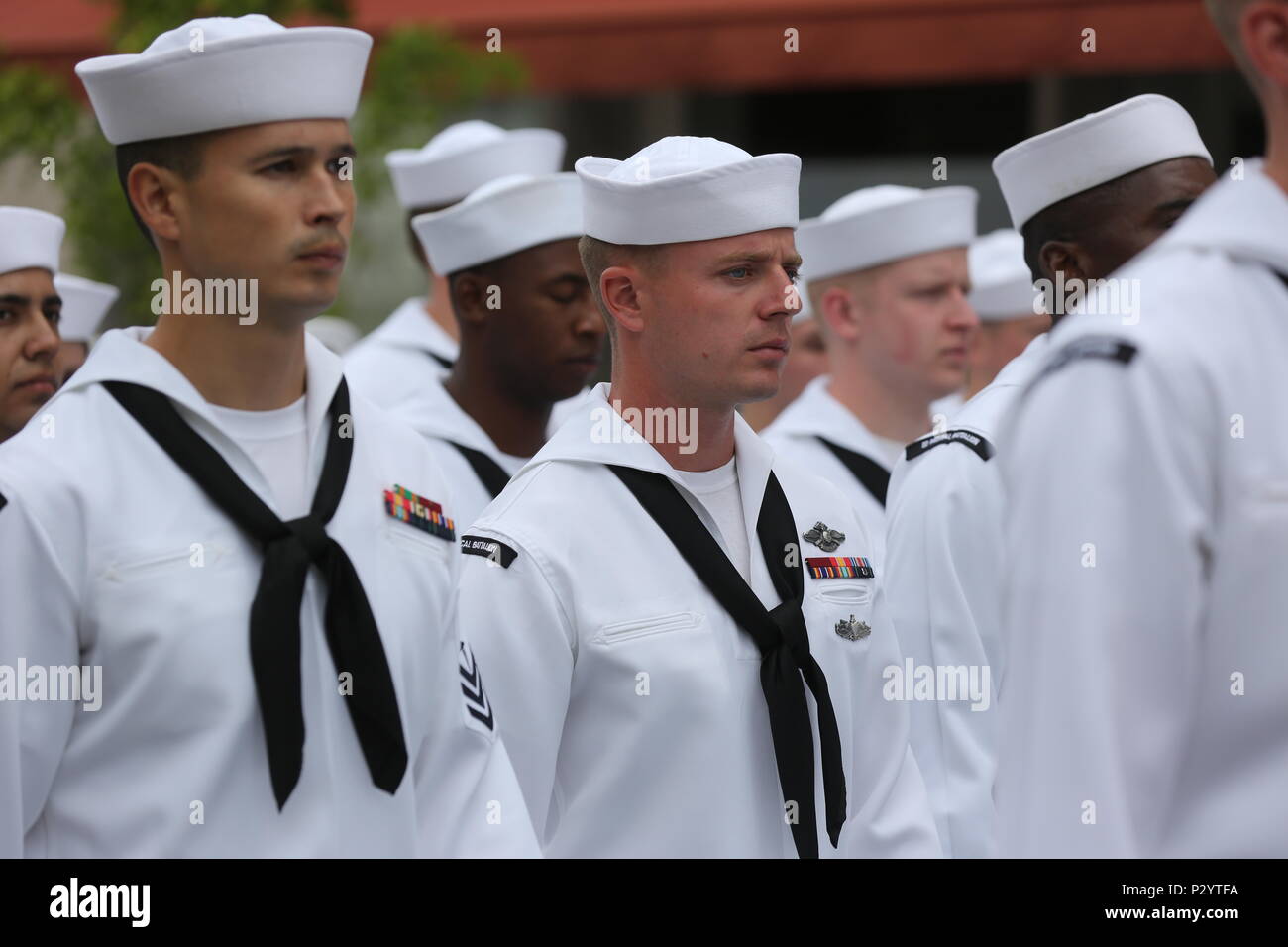 Sailors attached to Combat Logistics Battalion 8, 2nd Marine Logistics ...