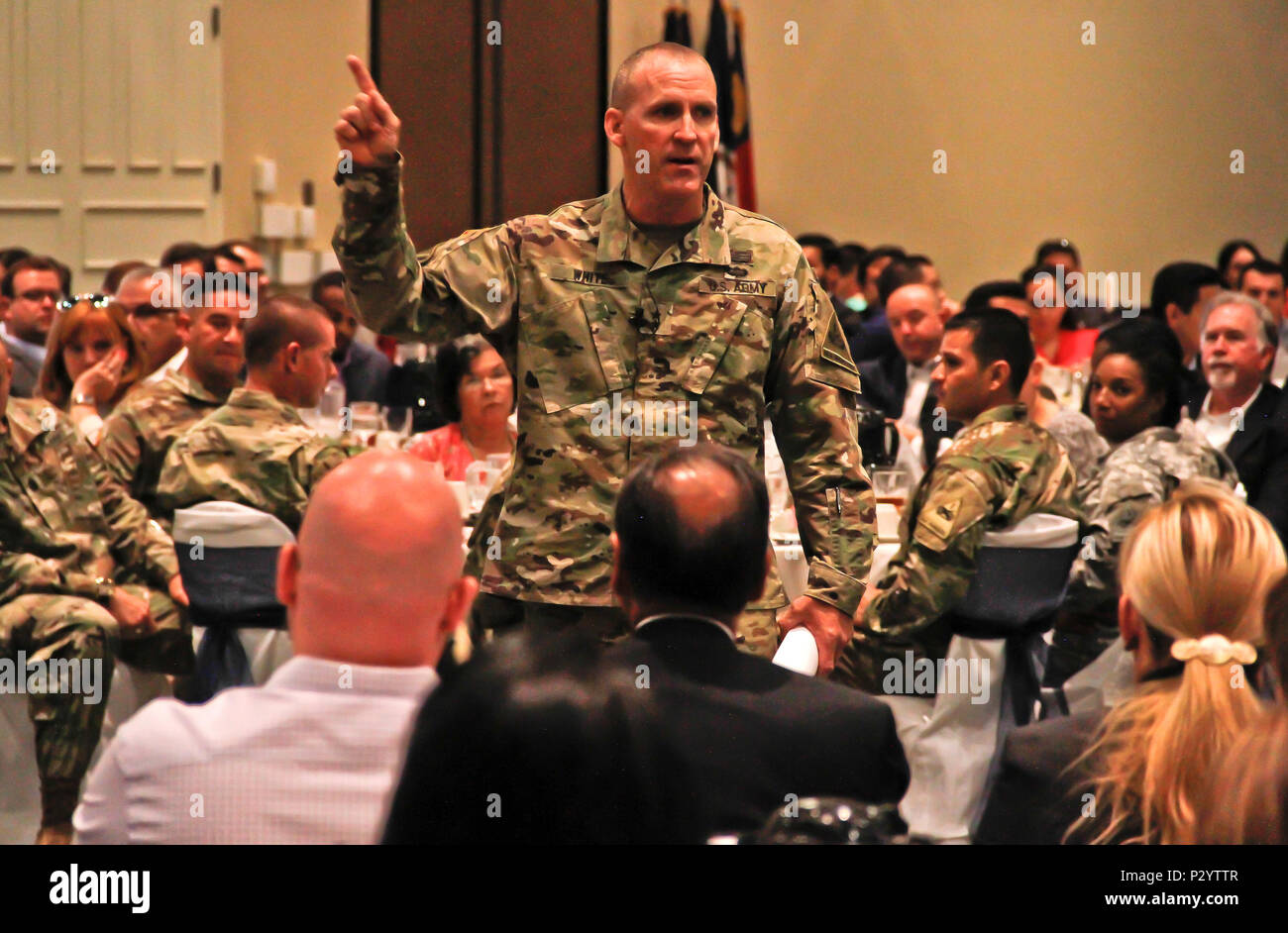 Maj. Gen. Pat White, commanding general, 1st Armored Division and Fort ...