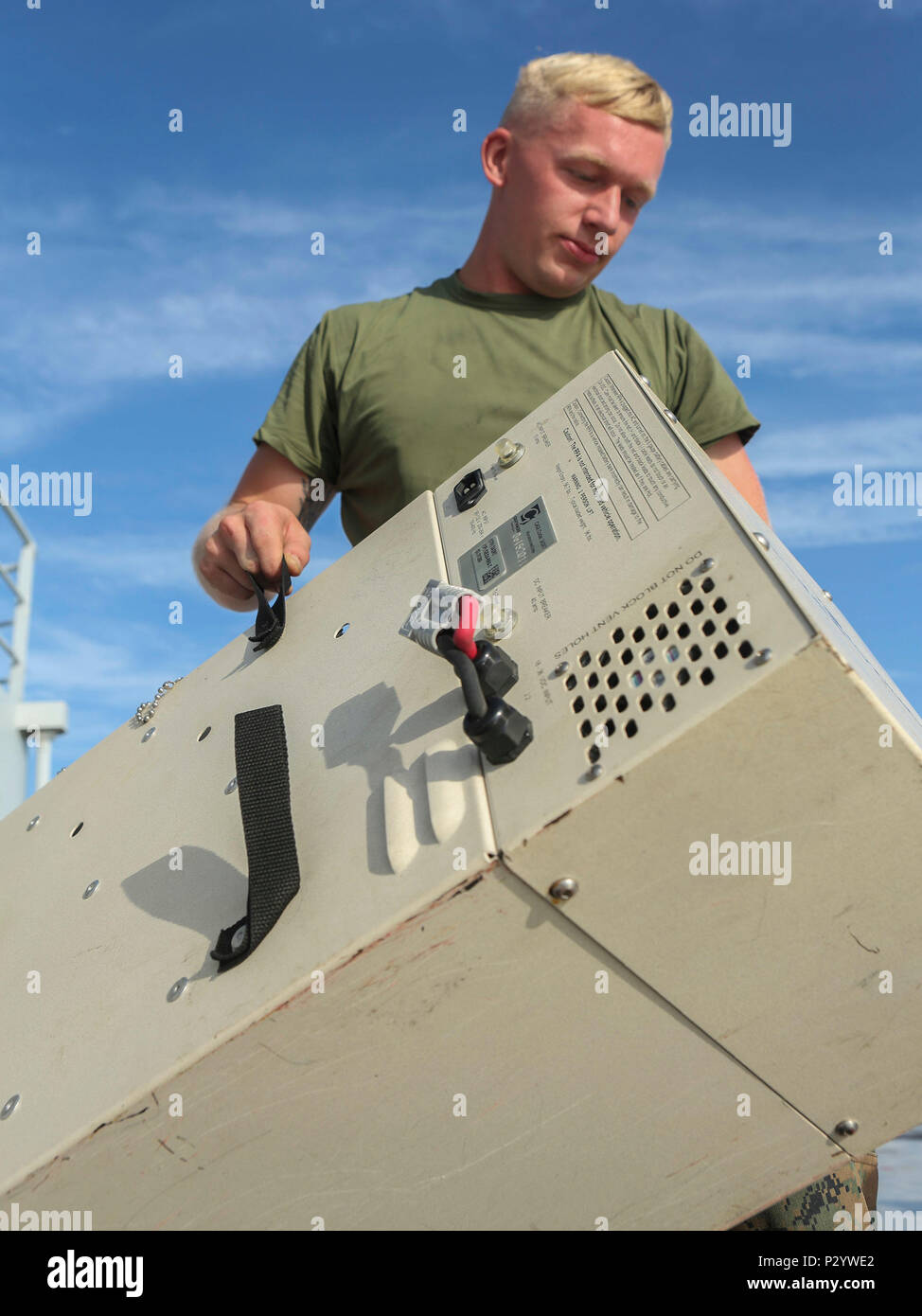 U.S. Marine Corps Pfc. Brandon R. Hall, Field Radio Operator ...