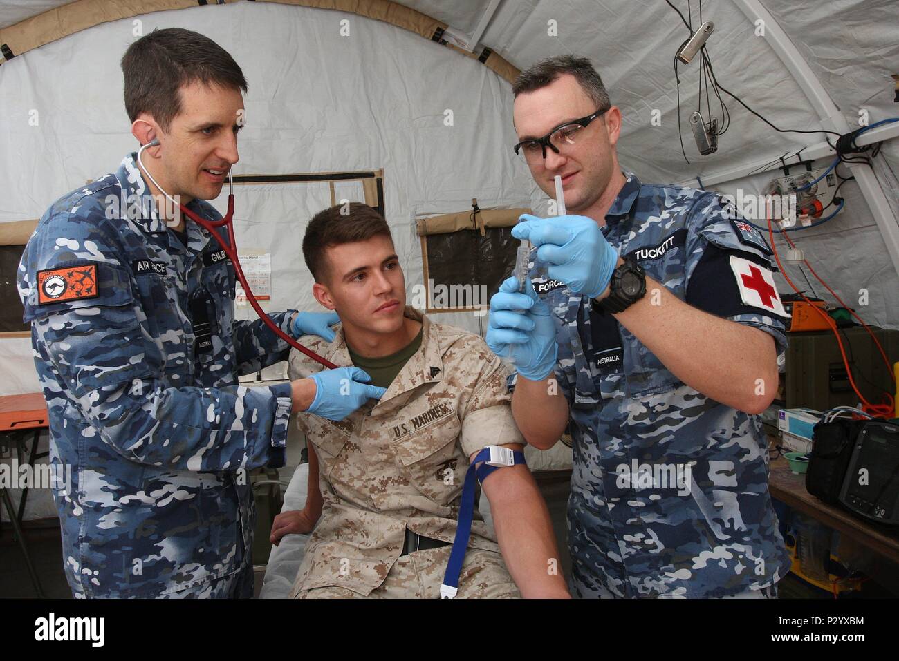 No. 2 Expeditionary Health Service (2EHS) medical staff perfect their ...