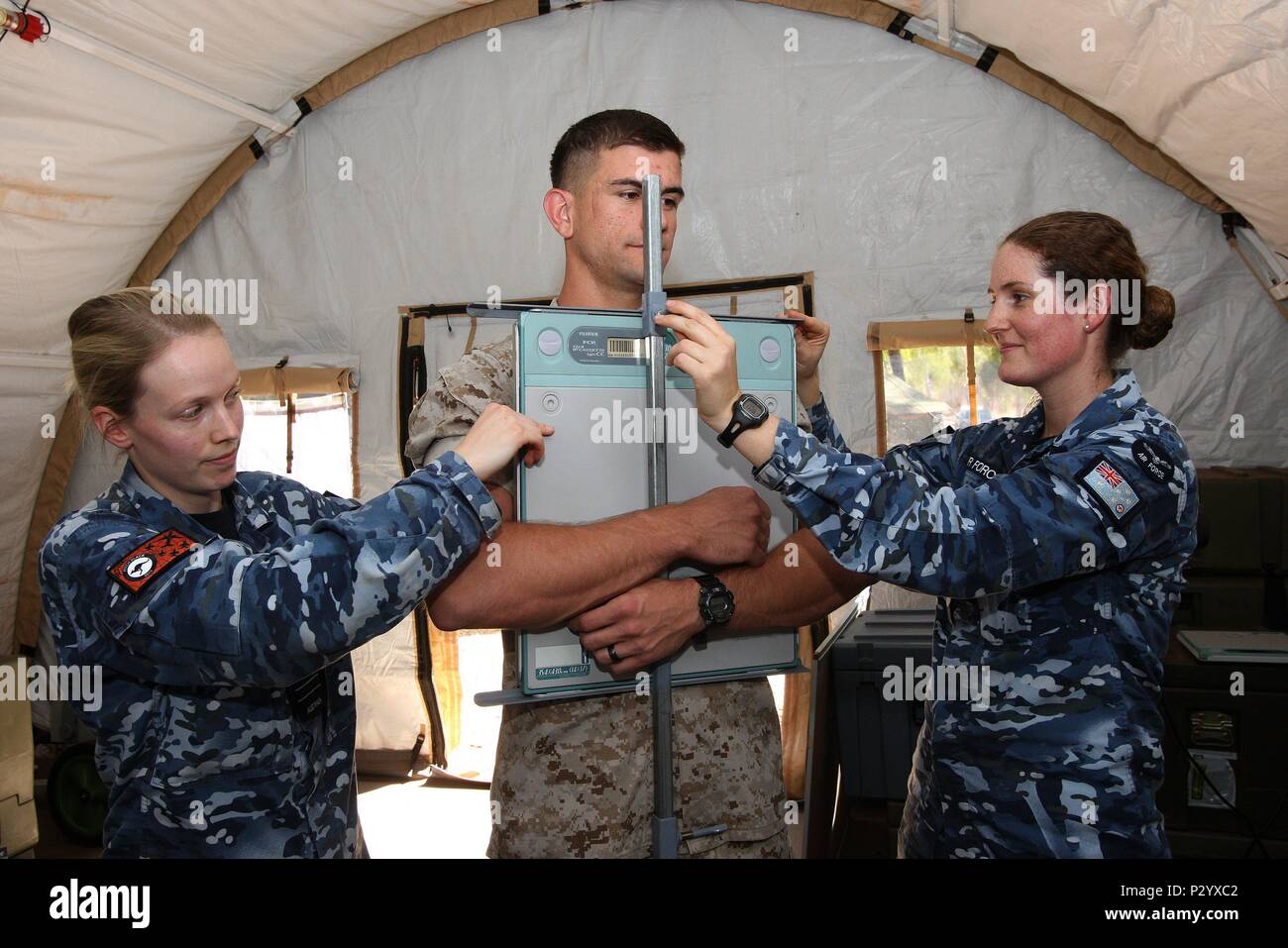 Australian medical staff personnel with No. 2 Expeditionary Health ...