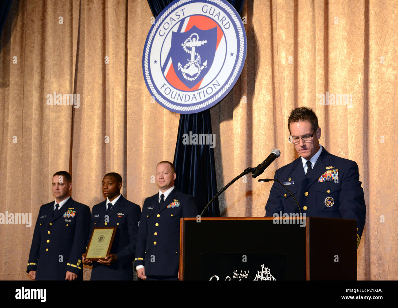 Cmdr. James Jarnac, commanding officer of Coast Guard Cutter Sycamore ...