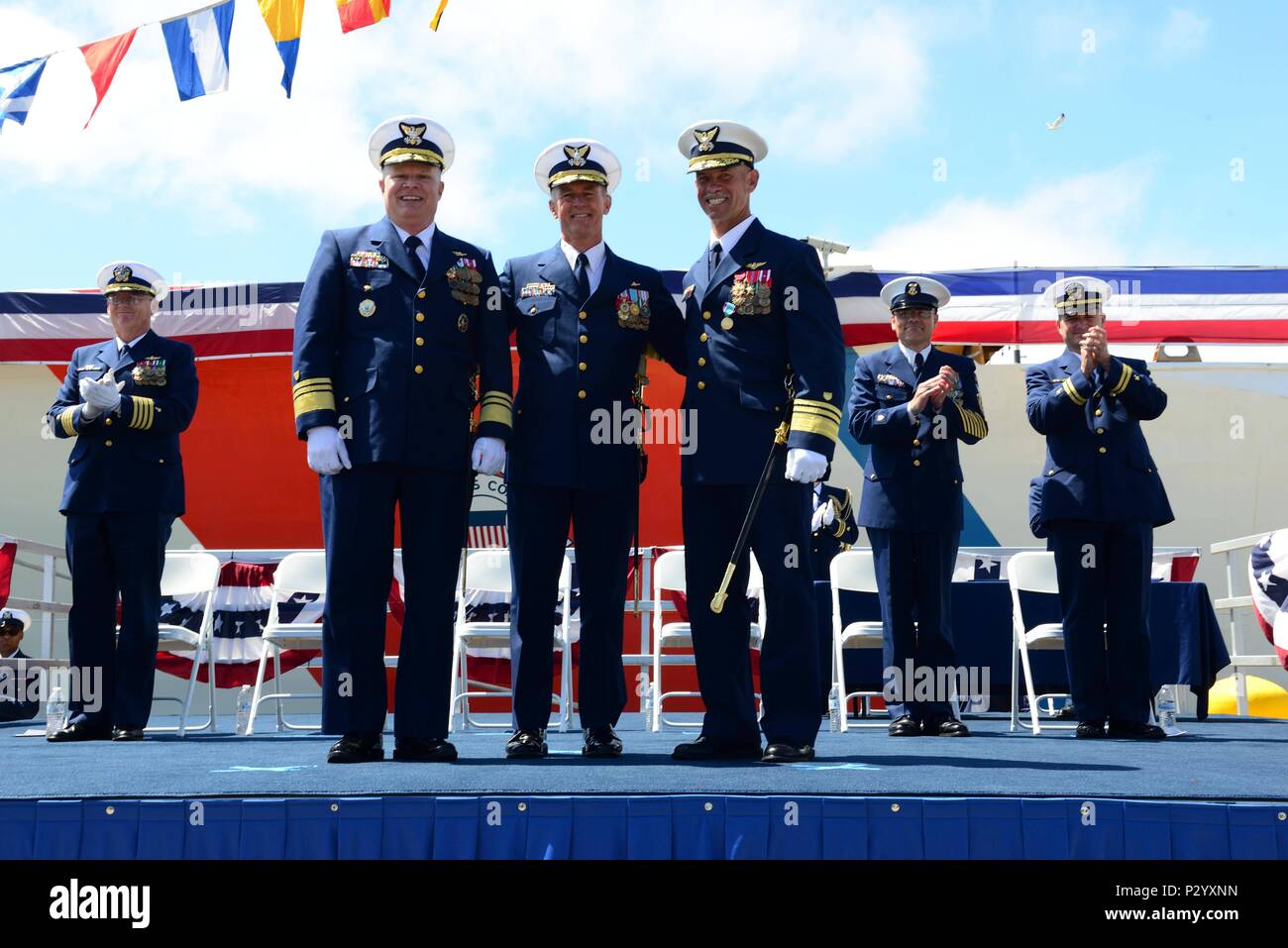 Vice Adm. Fred M. Midgette, Coast Guard Commandant Adm. Paul F. Zukunft ...