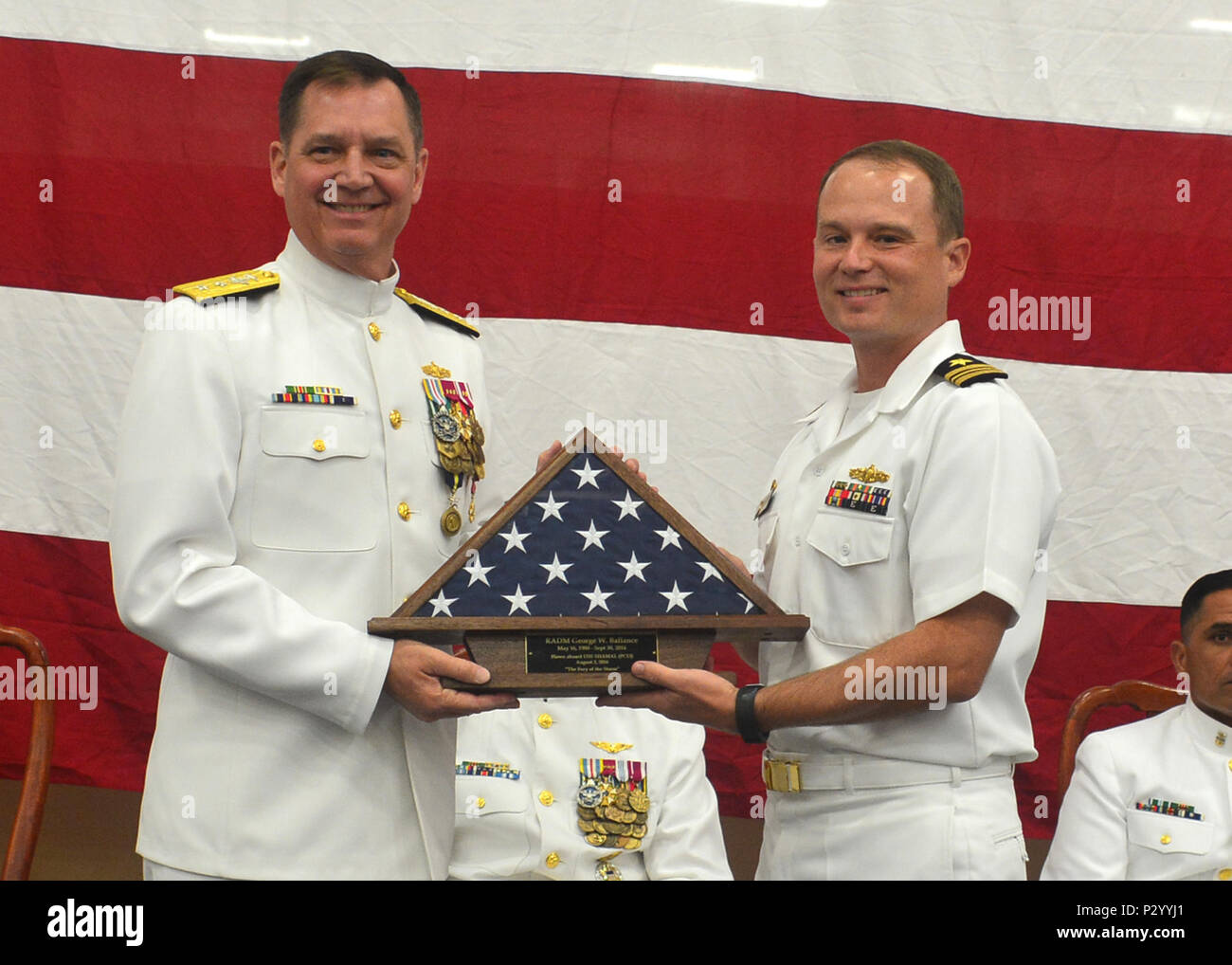 MAYPORT, Fla. (Aug 12, 2016) – Rear Adm. George W. Ballance, commander ...