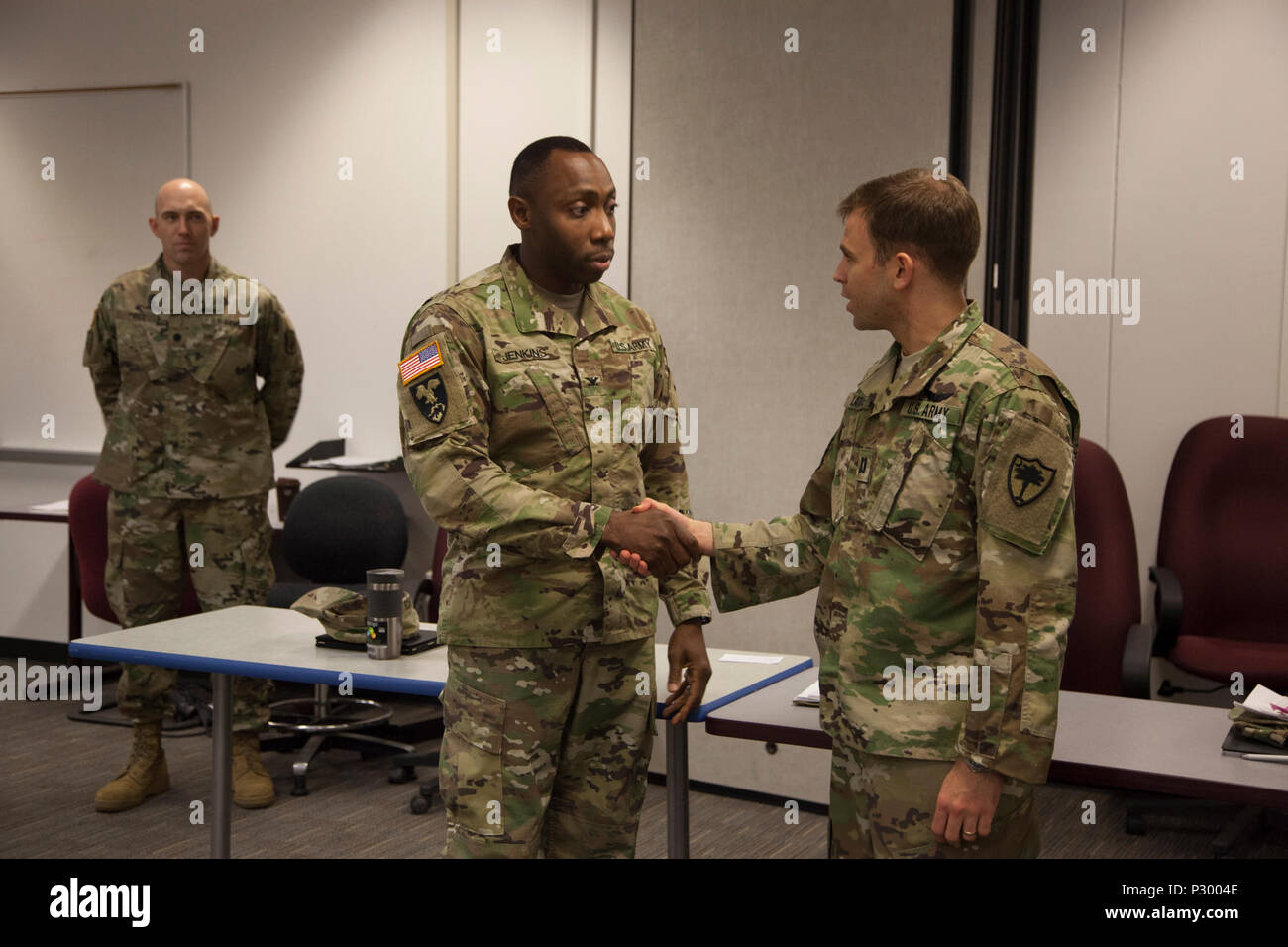 U.S. Army Col. David Jenkins, 228th Theater Tactical Signal Brigade ...
