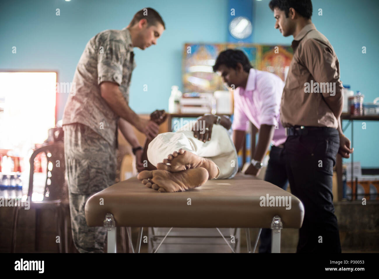 U.S. Air Force Maj. Nathan Shepard, 673th Medical Operations Squadron ...