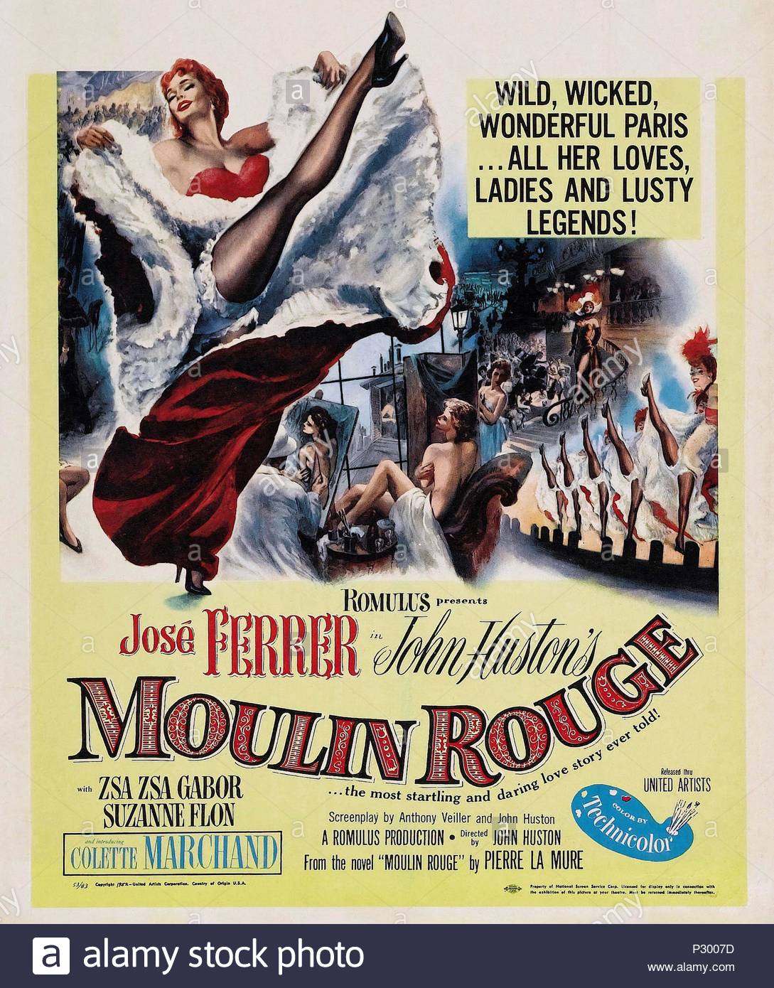 Moulin Rouge Film 1952 Stock Photos & Moulin Rouge Film 1952 Stock ...
