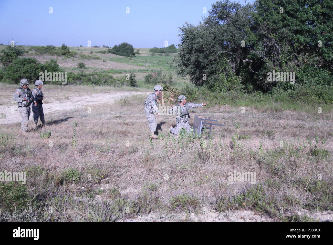 Soldiers from the 836th Engineer Co. (Sappers) conduct training on ...