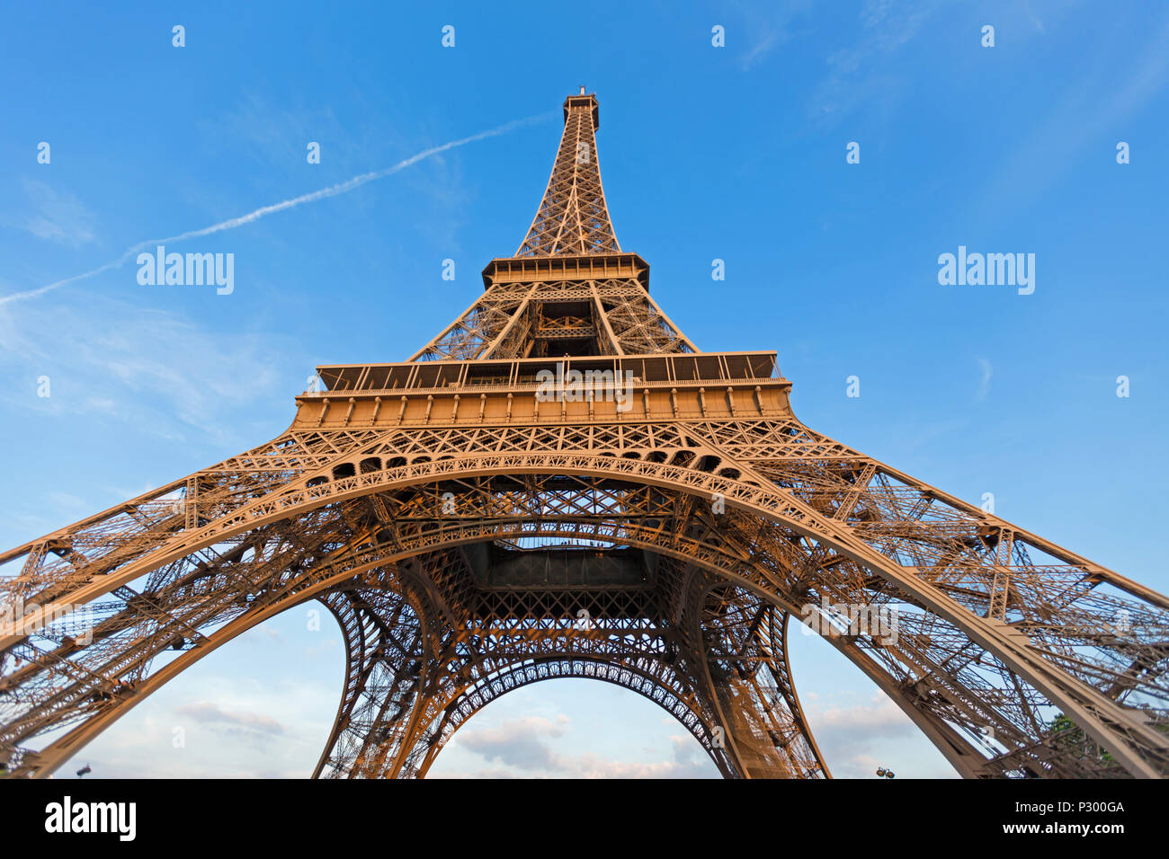 The Eiffel tower in Paris France Stock Photo - Alamy