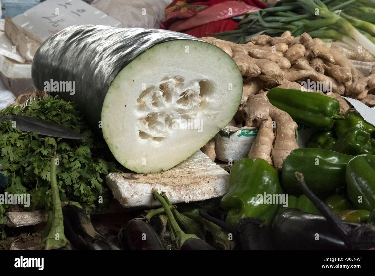 giant courgette zucchini Stock Photo - Alamy