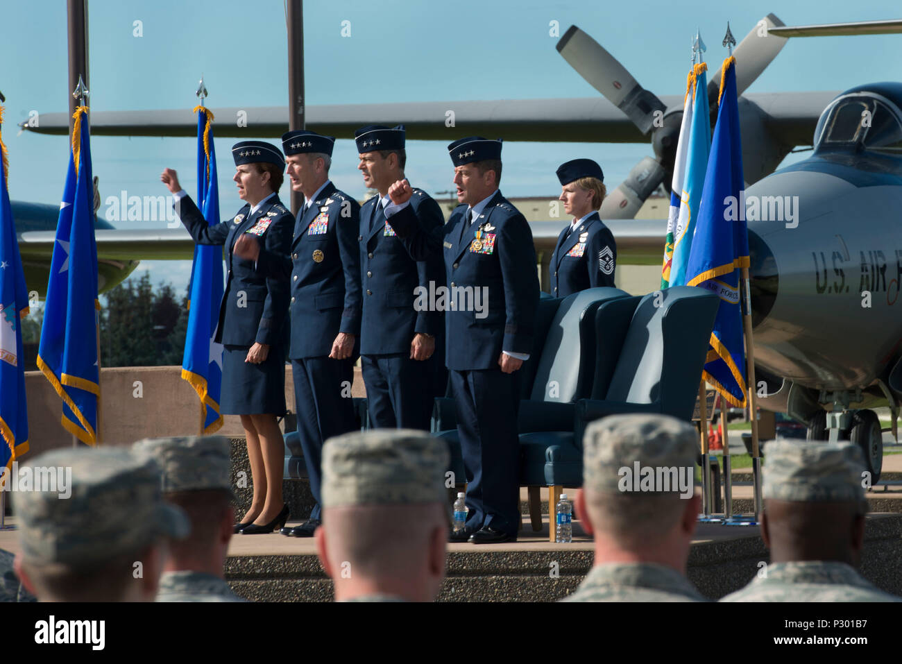 Air Force Lt. Gen. Russell Handy relinquishes command of the Alaskan ...