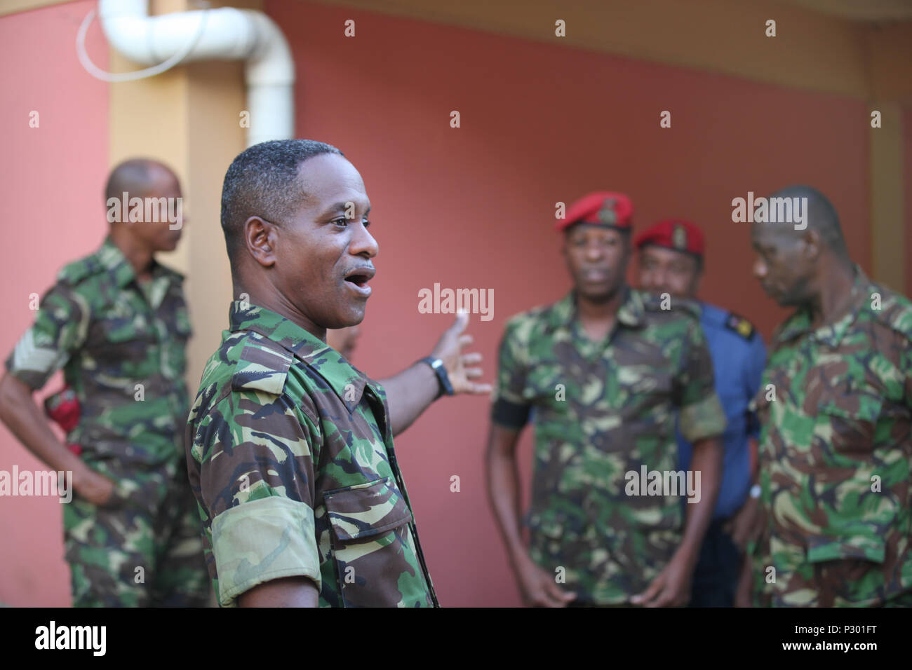 08/07/2016 - TTDF Warrant Officer Frank Mercury introduces members of ...