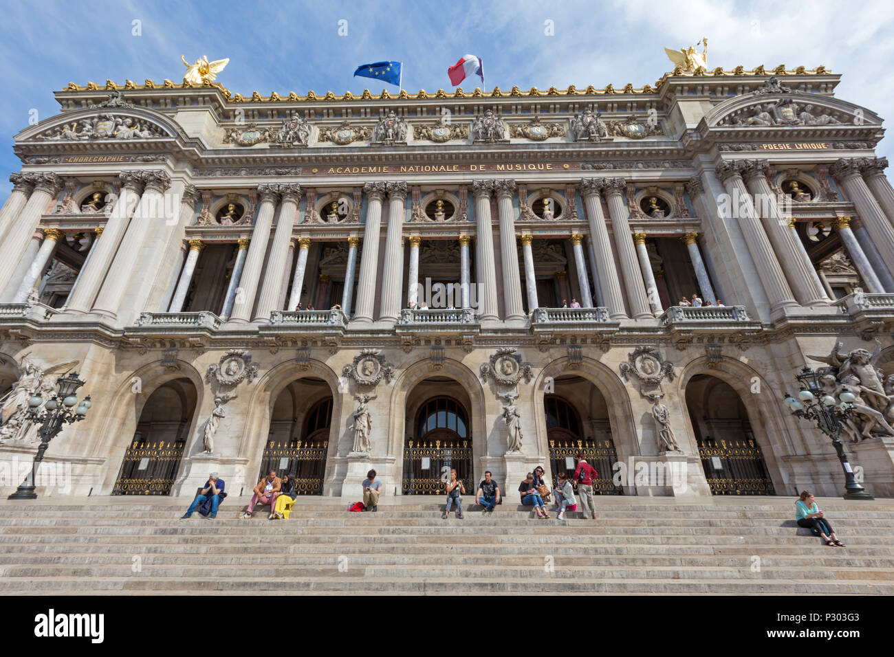 Académie Nationale de Musique in Paris France Stock Photo - Alamy