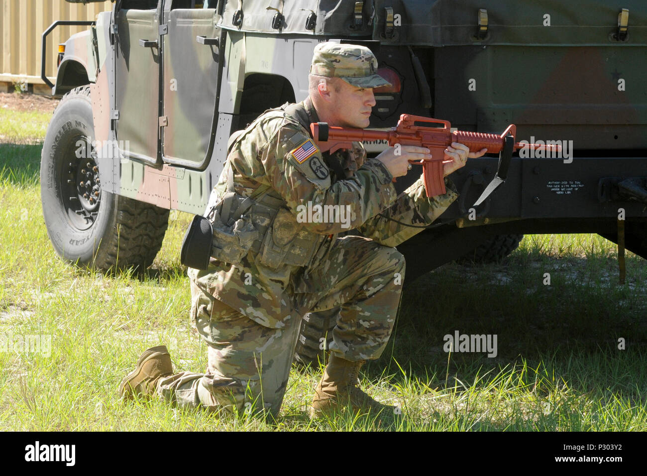 U.S. Army Lt. Benjamin Rymer from the 678th Air Defense Artillery ...