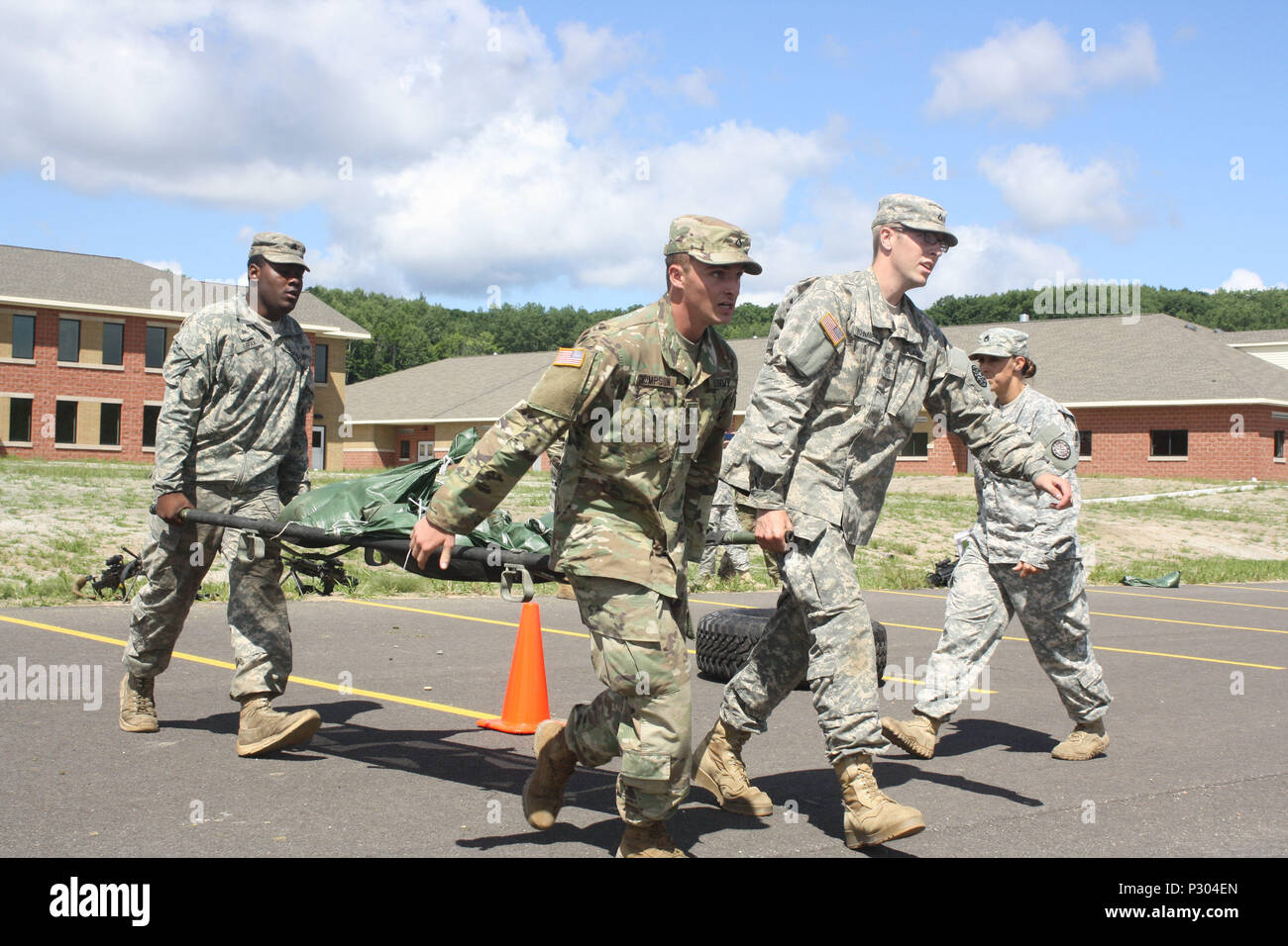 Sgt. Devante Lepak, Pfc. Hunter Thompson and Pfc. Evan Schnabele ...