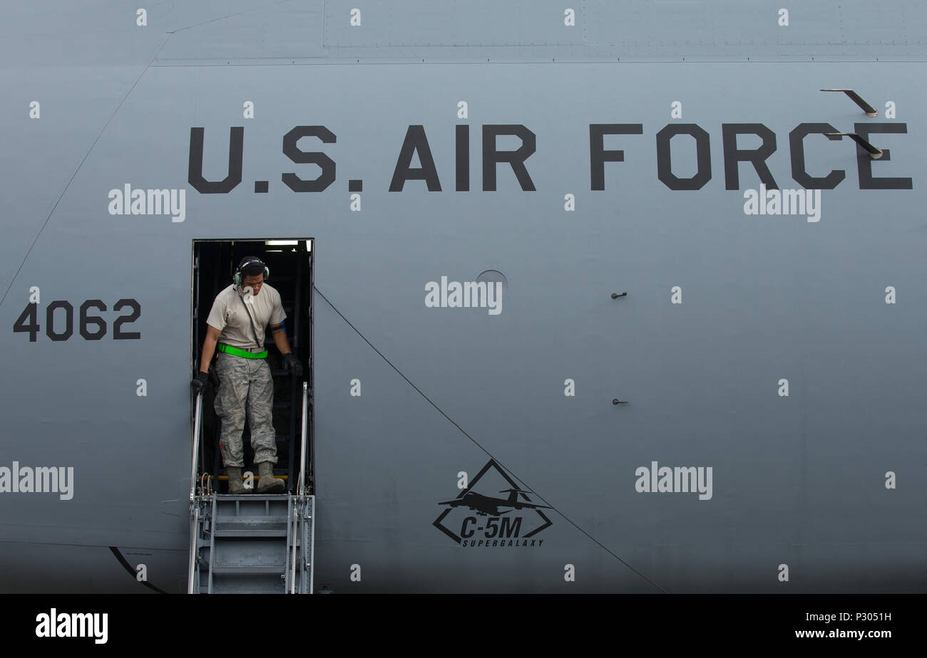 Staff Sgt. Eric Booker, 621st Contingency Response Squadron crew chief ...