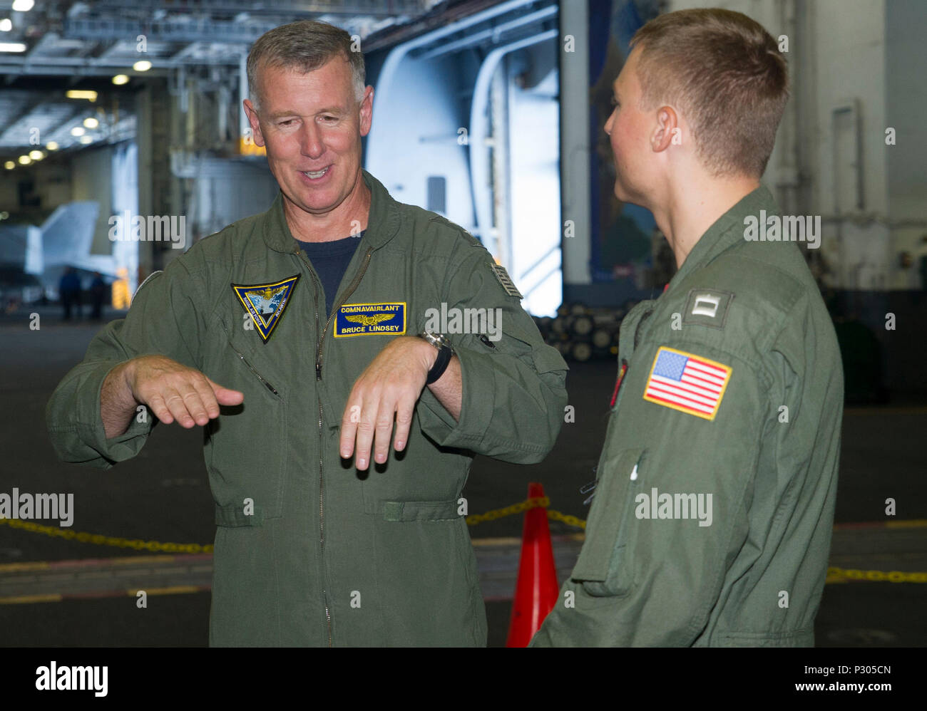 160816-N-YB023-285 ATLANTIC OCEAN (Aug. 16, 2016) Rear Adm. Bruce H ...