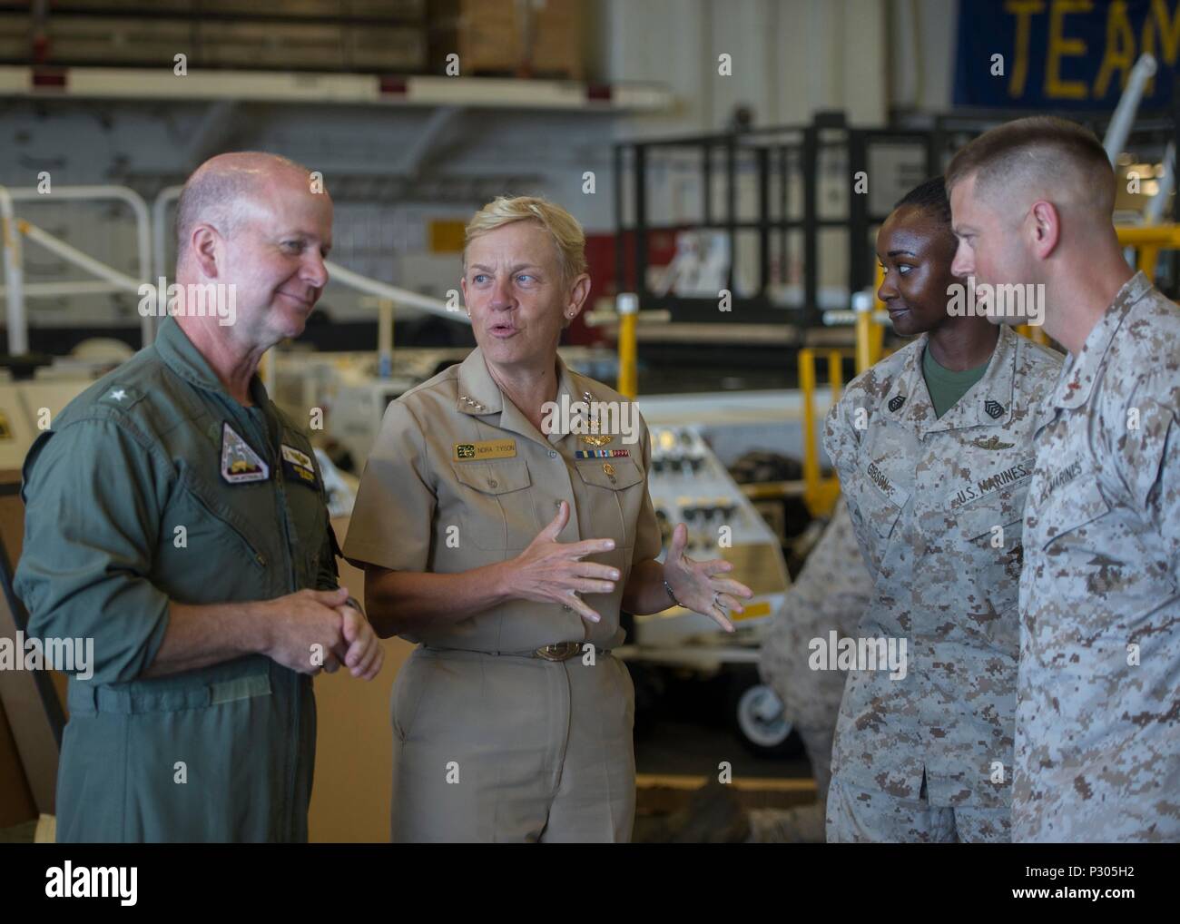 PACIFIC OCEAN (August 16, 2016) – Commander, U.S. 3rd Fleet, Vice Adm ...