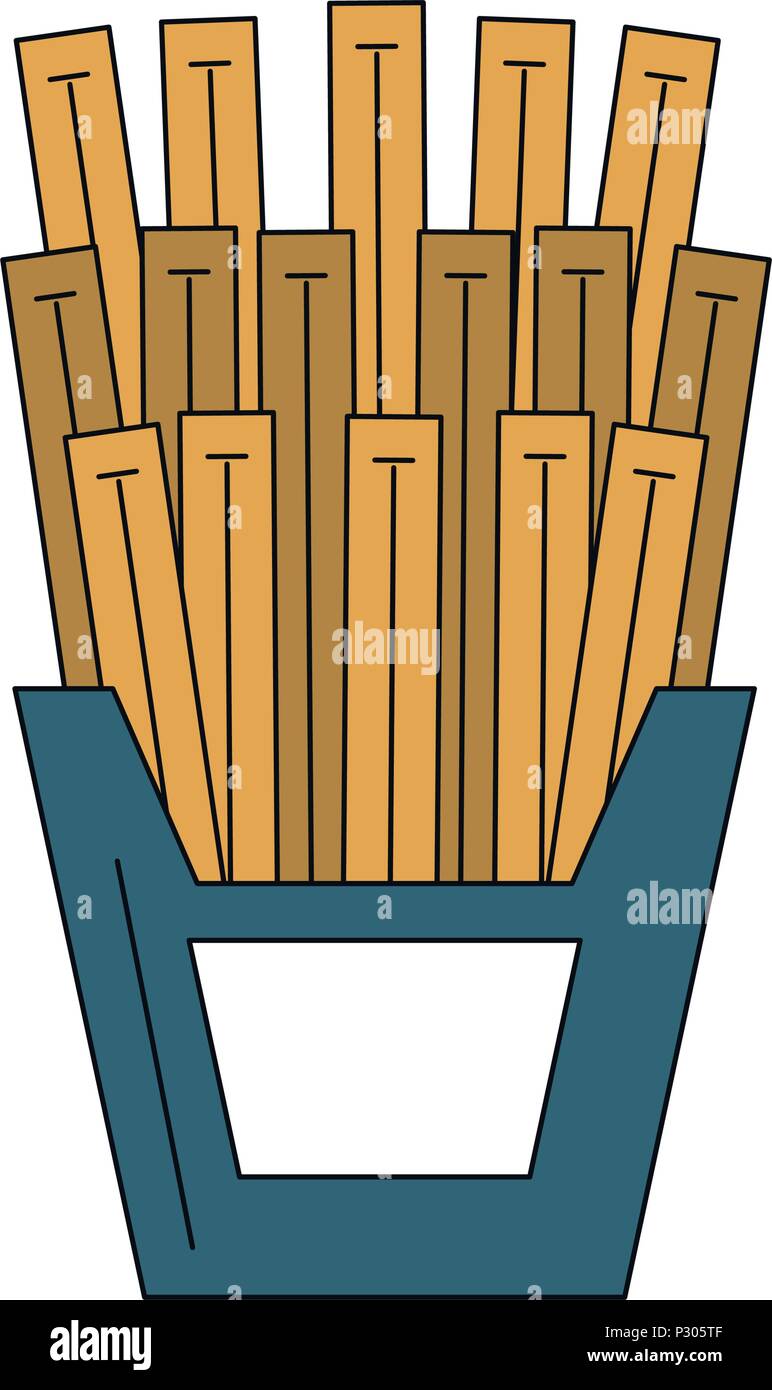 French fries box Stock Vector Image & Art - Alamy