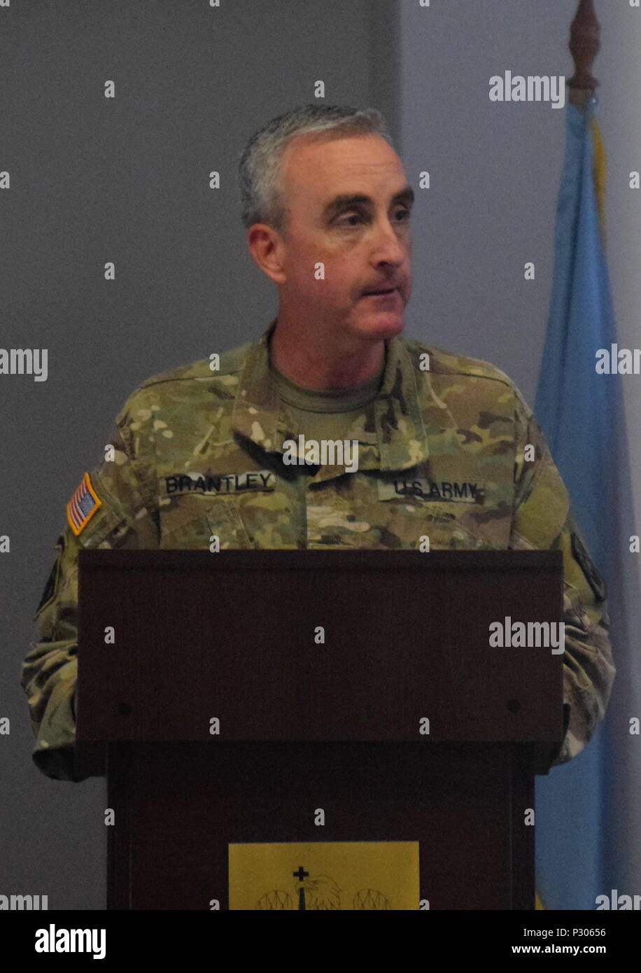 Col. Robey Brantley, Officer in Charge of Operation Resolute Castle ...