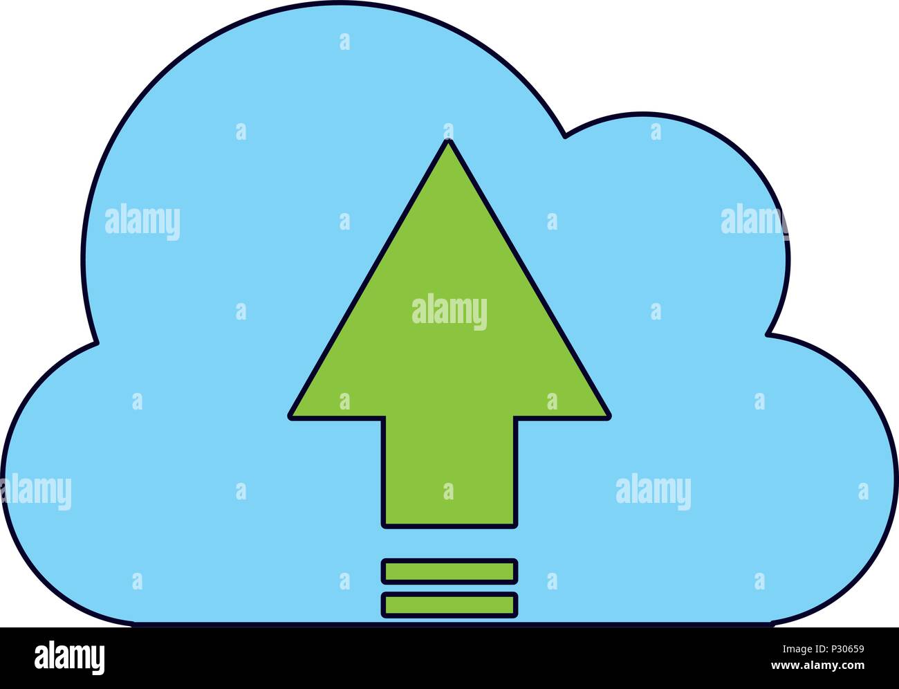 Cloud computing symbol Stock Vector Image & Art - Alamy