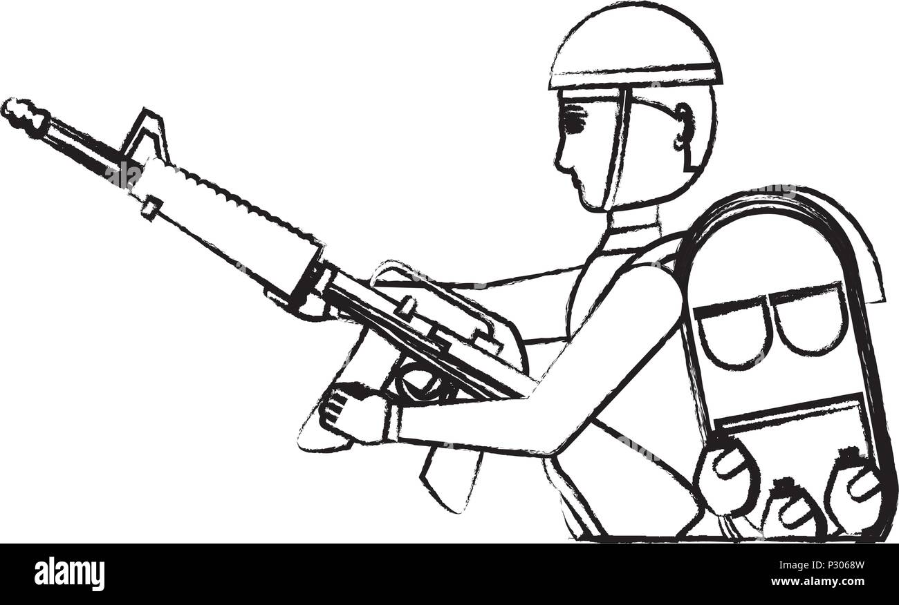 Anzac day design with military soldier with the equipment and weapon ...