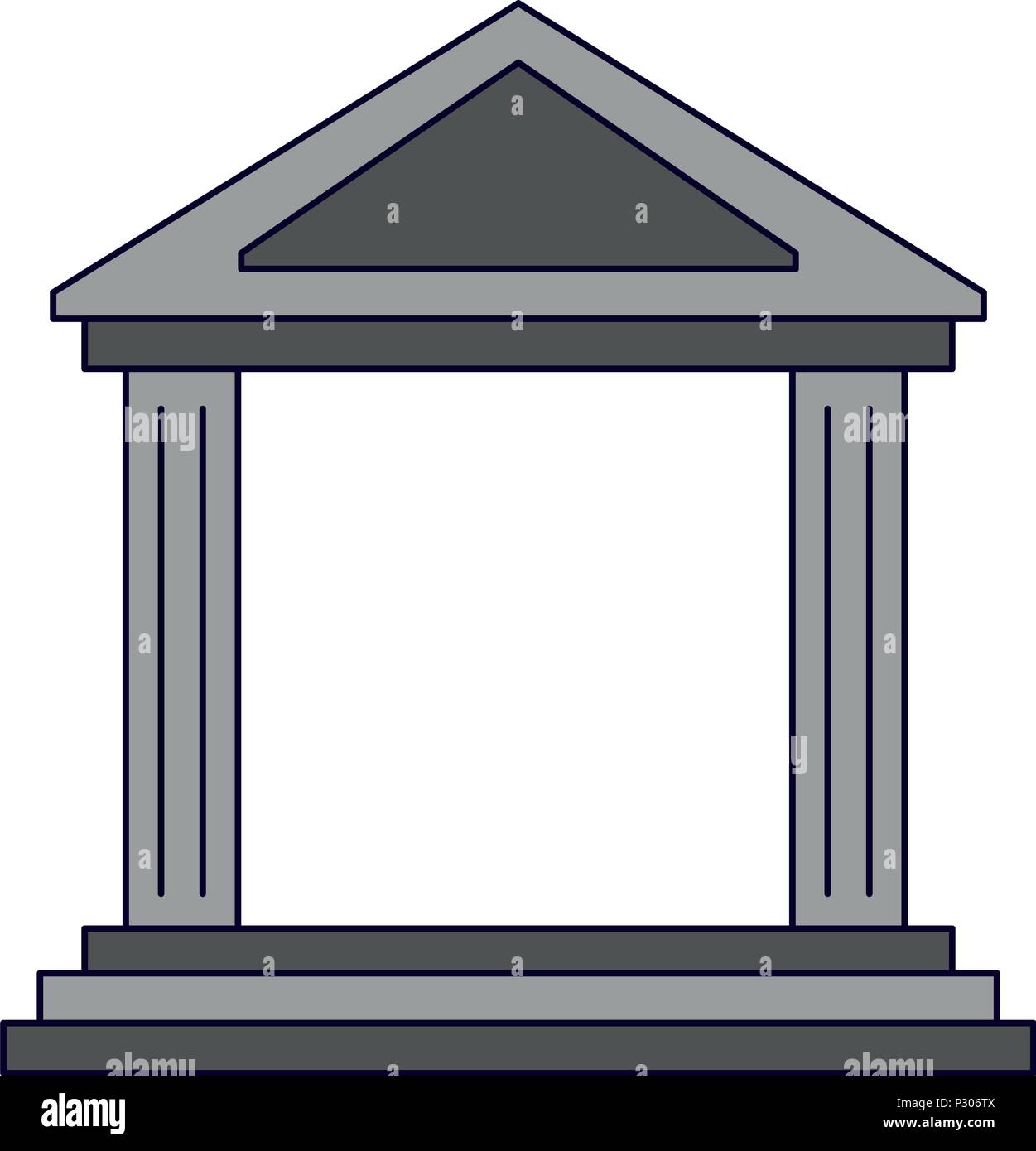 Federal building columns Stock Vector Images - Alamy