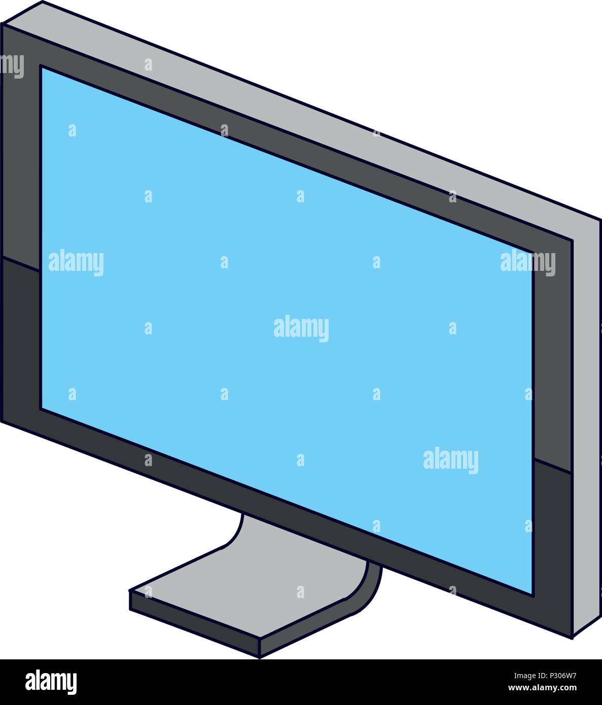 Computer screen isolated Stock Vector Image & Art - Alamy