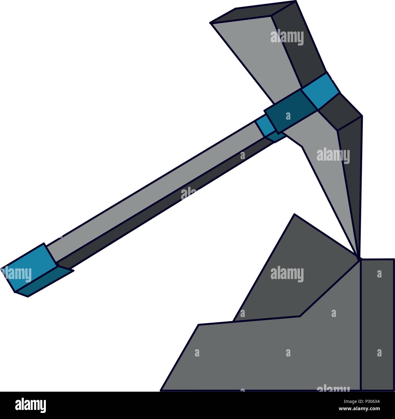 Gold miner pick Stock Vector Images - Alamy