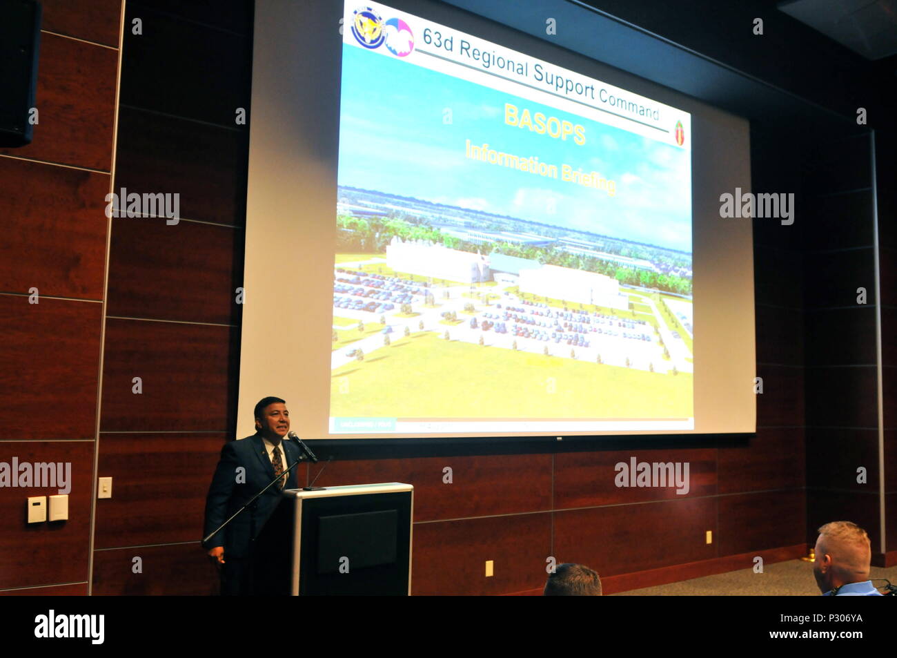 Dan Bautista, acting chief of staff, 63rd Regional Support Command ...